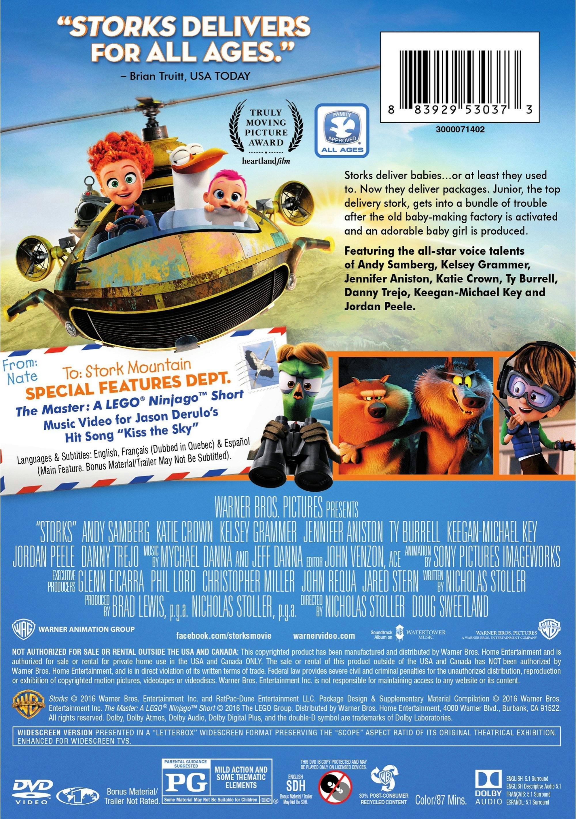 Customer Reviews: Storks [DVD] [2016] - Best Buy