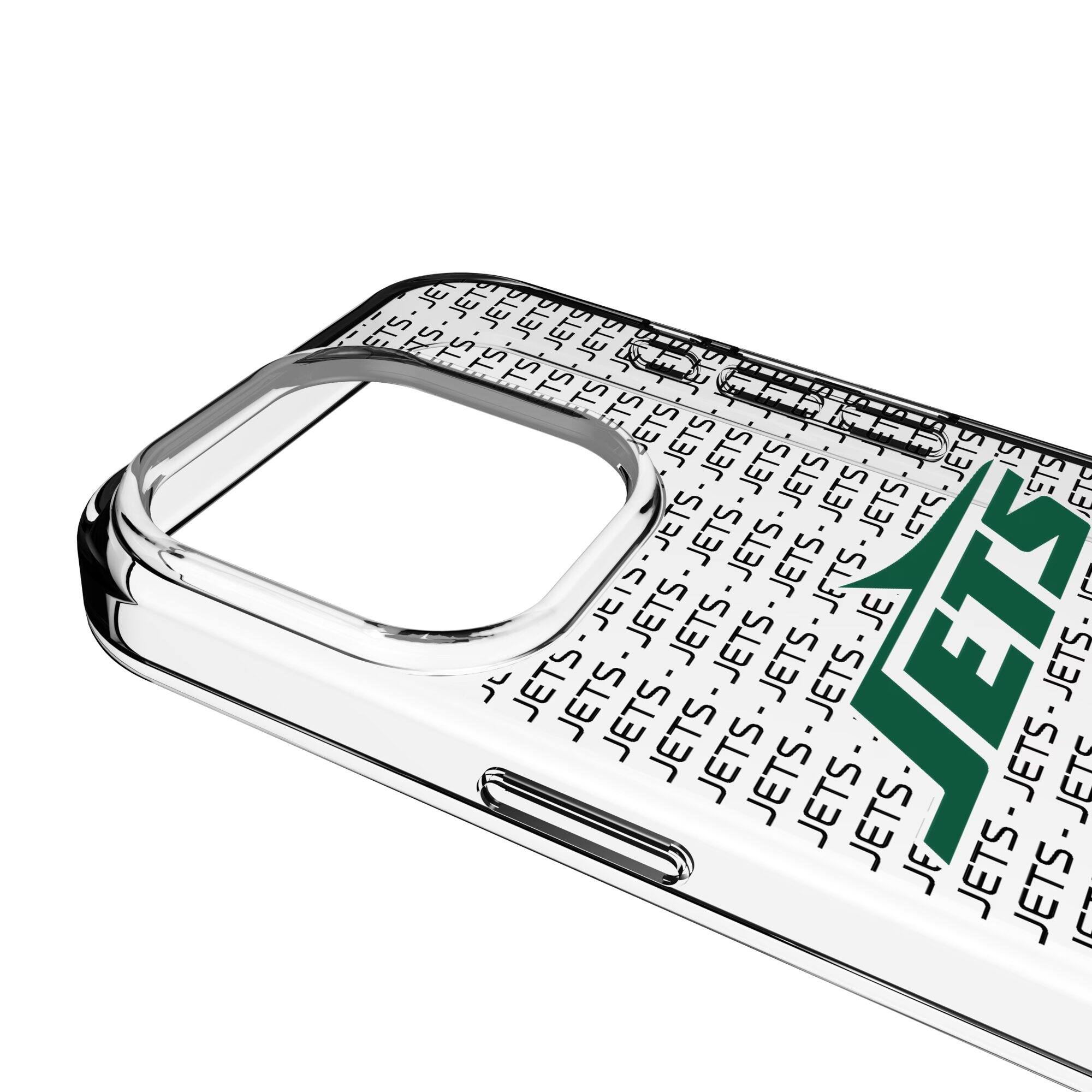 Keyscaper NFL New York Jets iPhone Clear Text Backdrop Design Case 15 ...
