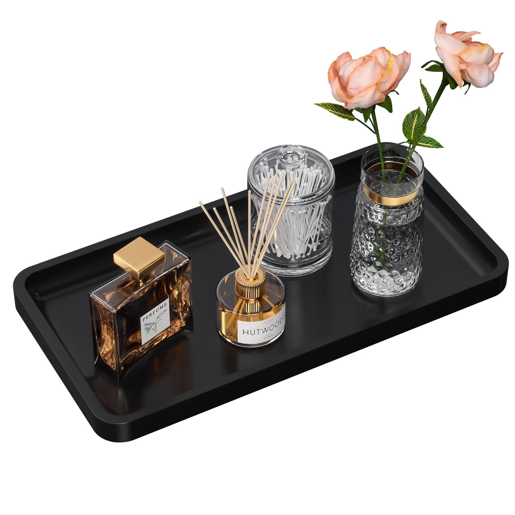 Dapper Styles Bathroom Vanity Tray For Countertop Organizer Dresser ...