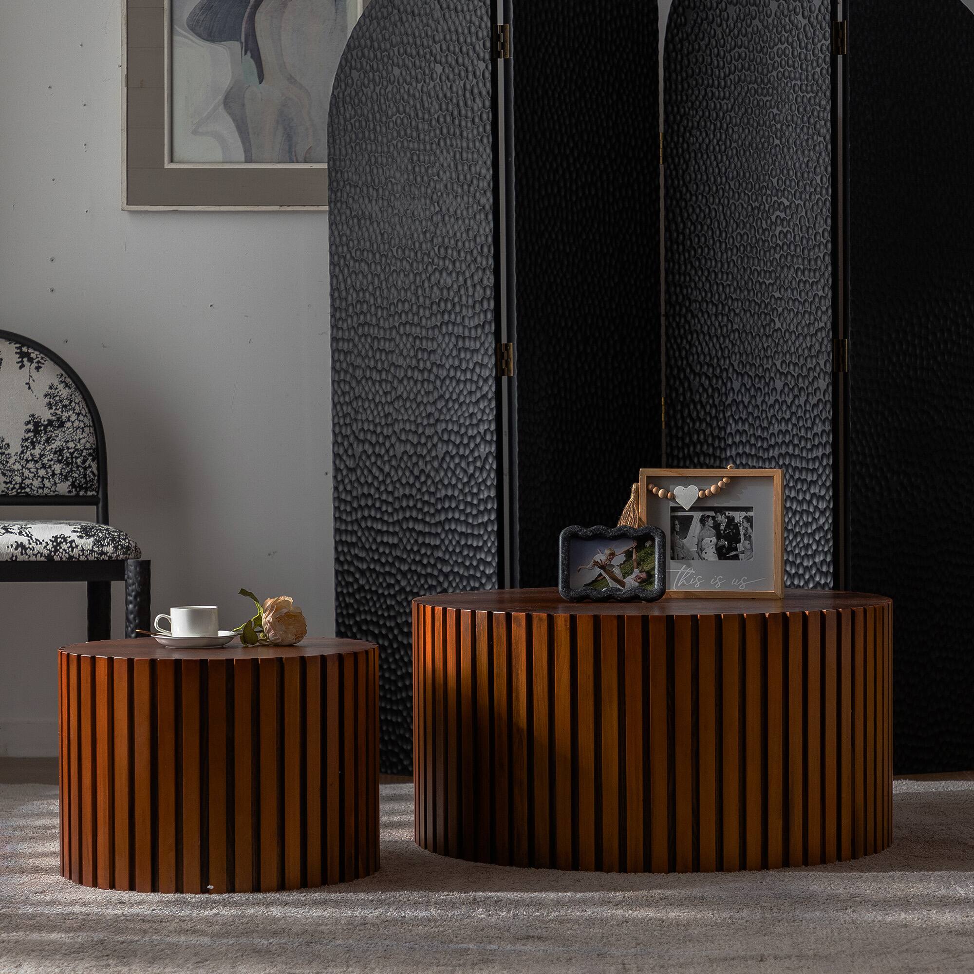 APRILSOUL Hexagonal Plastic Coffee Table Characteristic Pattern ...