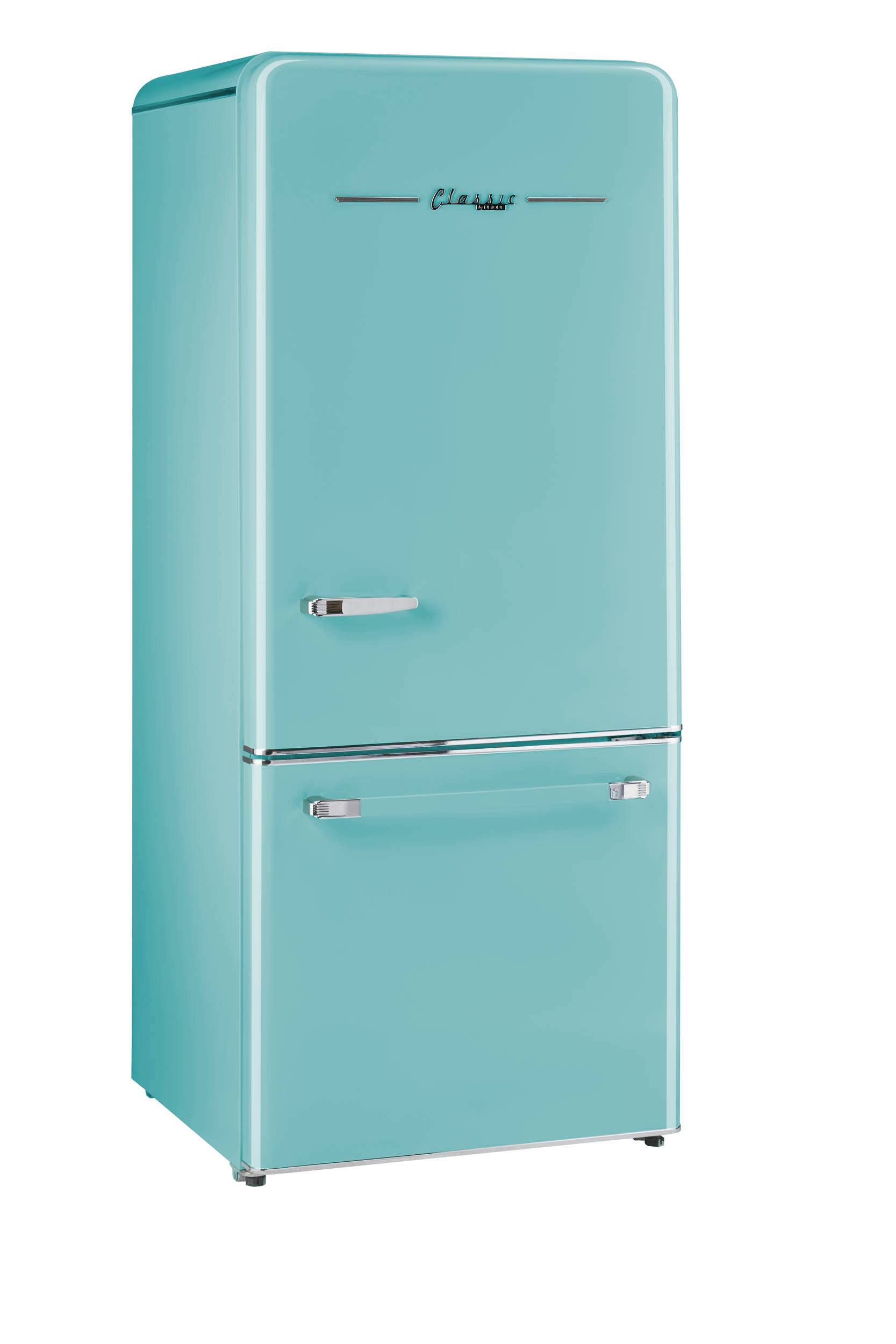 Unique Appliances Classic Retro 30 in 17.7 cu. ft. Frost Free Retro ...