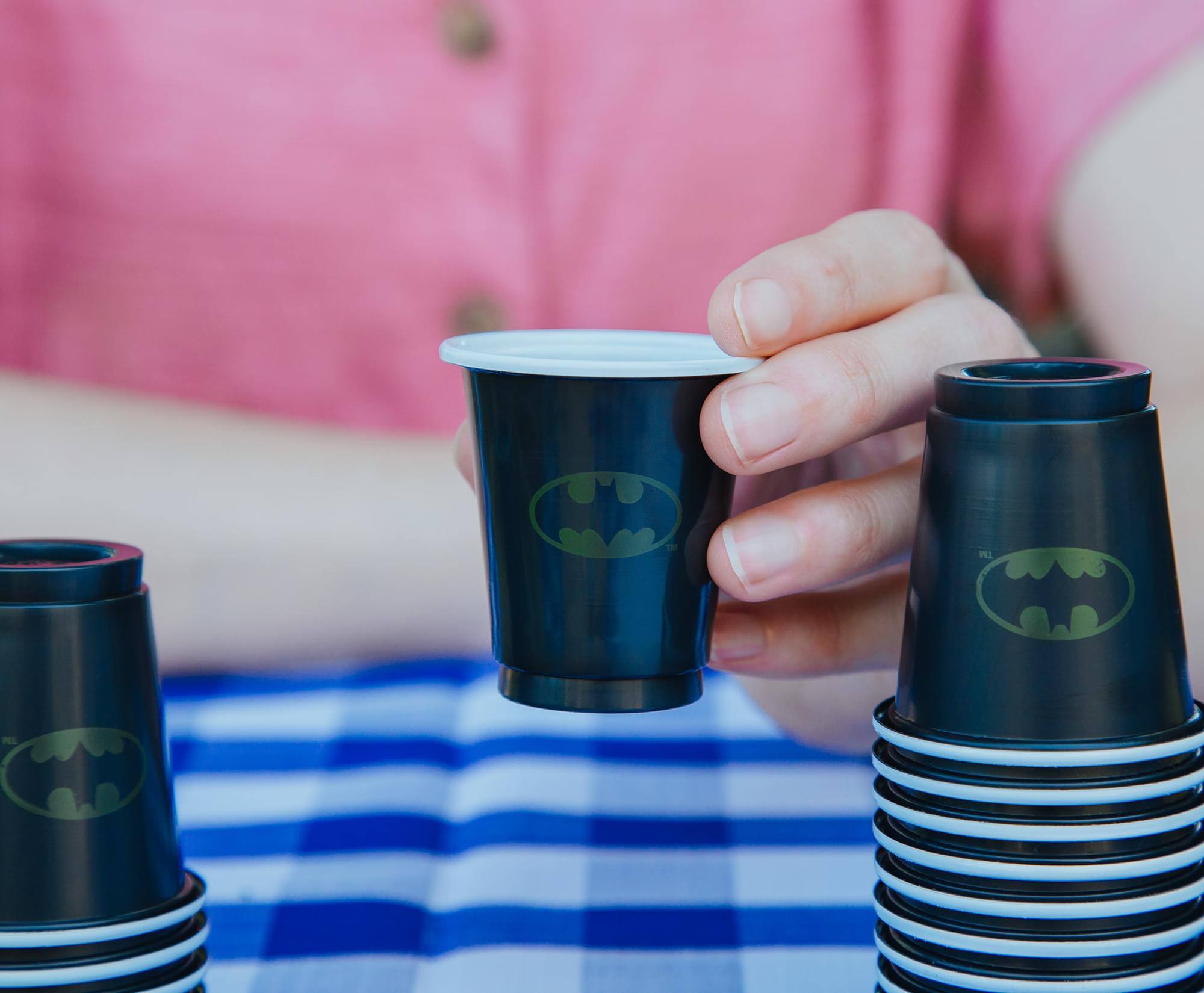 DC Universe DC Comics Batman Logo 2 Ounce Disposable Plastic Mini Cups ...