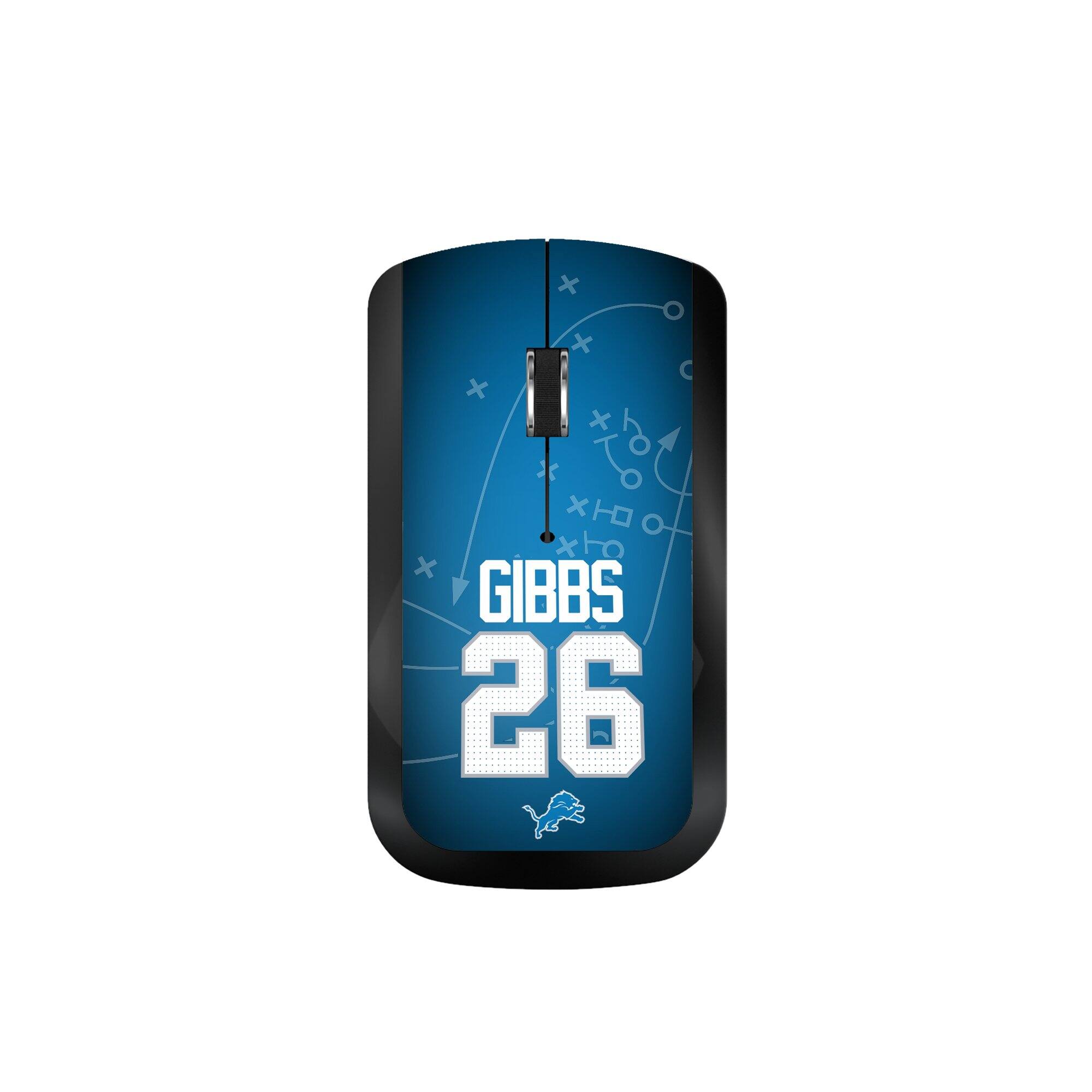 Keyscaper Jahmyr Gibbs Detroit Lions Wireless Mouse Wireless Black ...