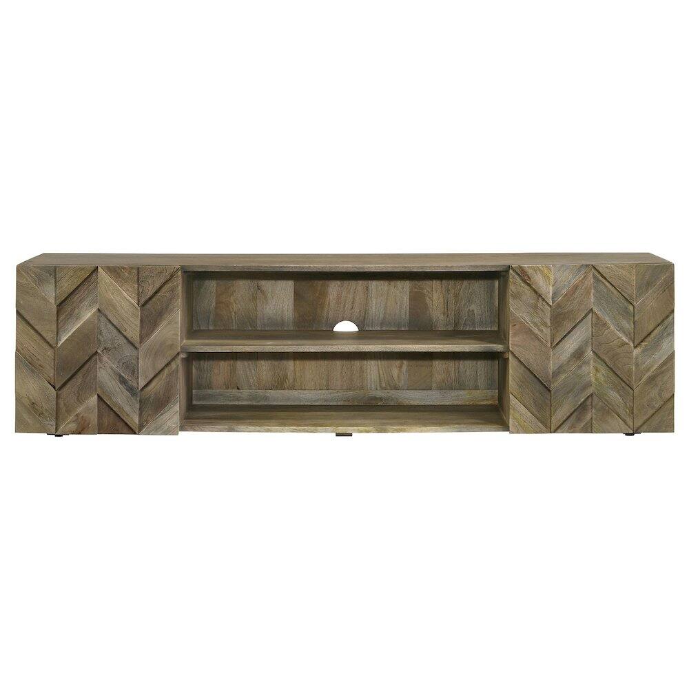 Coaster Co. of America Keese 2 door Wood 70" TV Stand Media Console ...