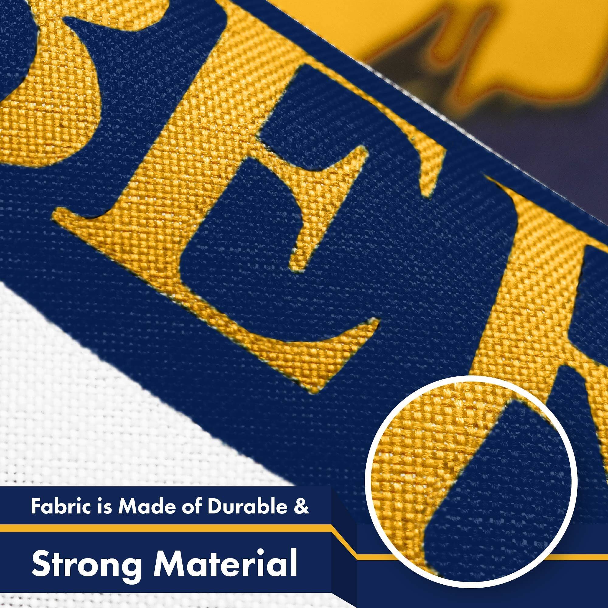 G128 Massachusetts State Flag 3' x 5' Printed 150D Polyester, Brass ...