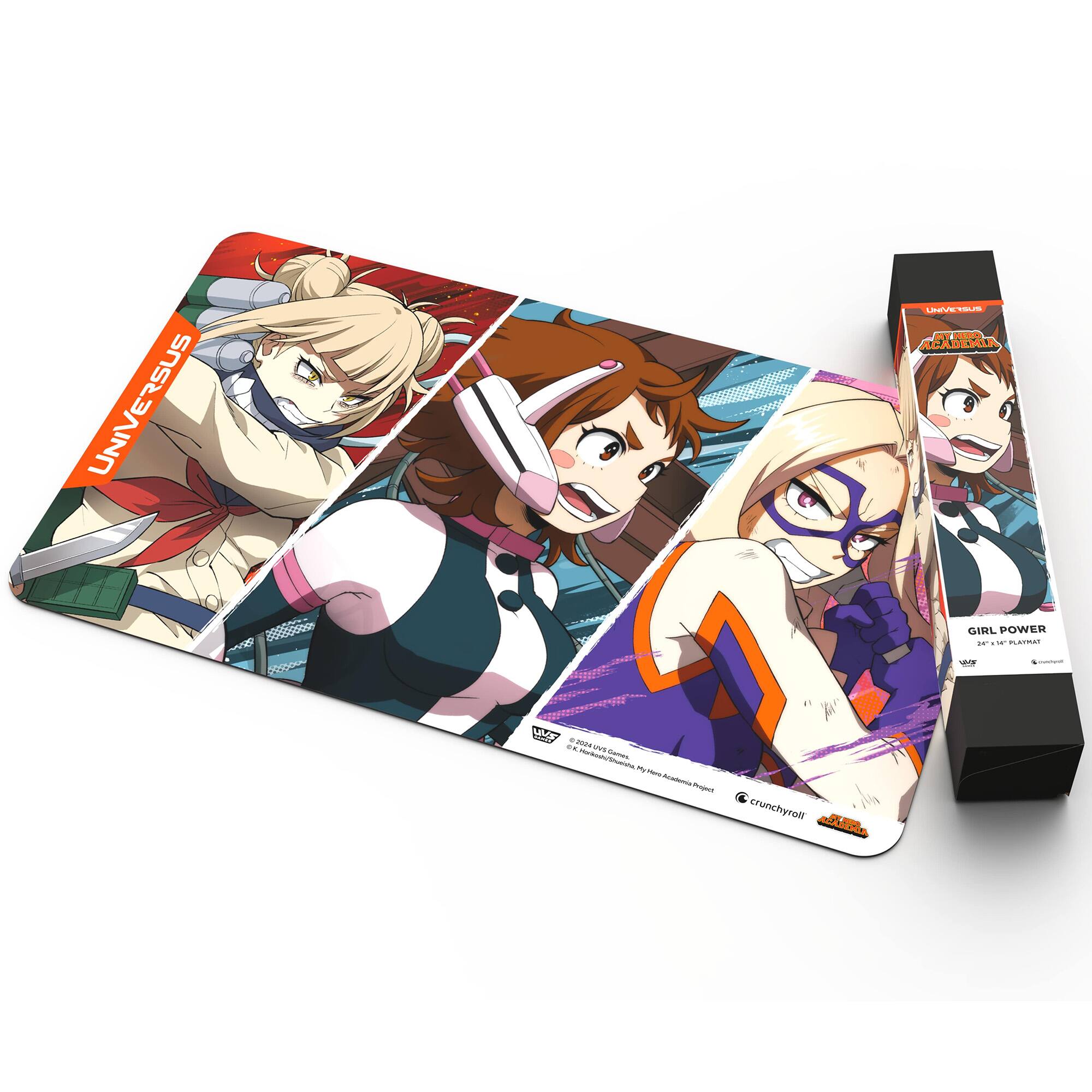 Jasco Games My Hero Academia: Girl Power Playmat Ochaco, Mt. Lady, Toga ...