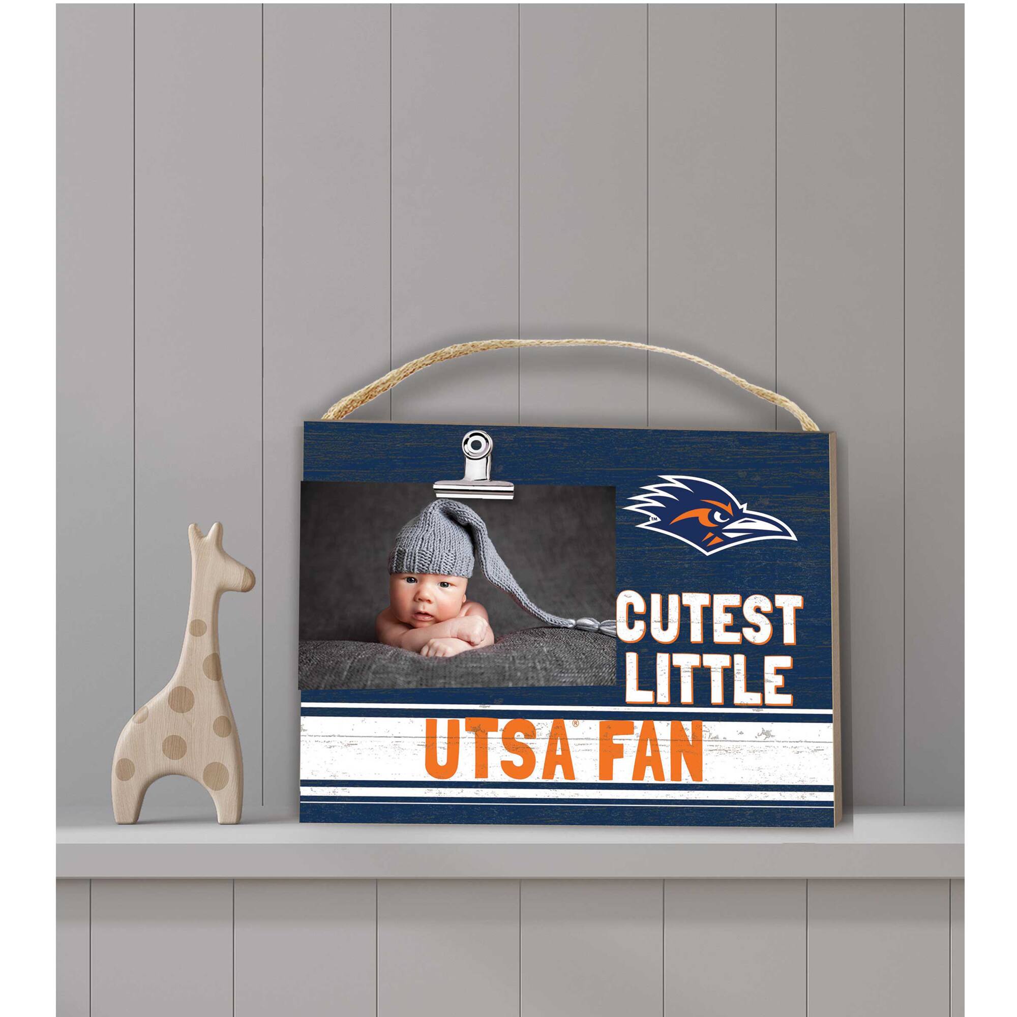 Jardine UTSA Roadrunners 8'' x 10'' Cutest Little Fan Team Logo Clip ...