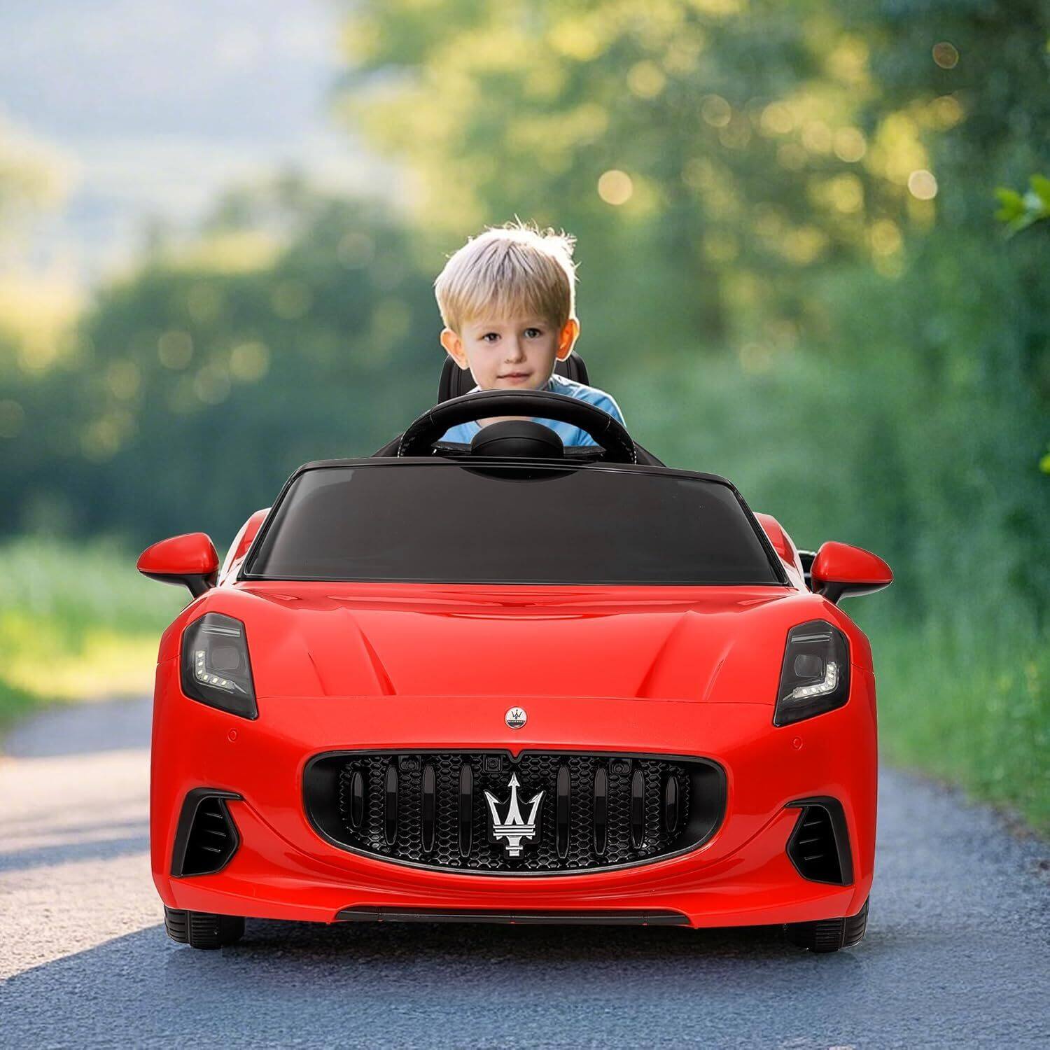 Jojoka Licensed Maserati Gran Cabrio Ride On Car, 12V Battery Powered ...