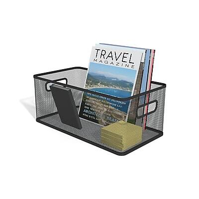 TRU RED TRU RED™ Wire Mesh Storage Box, (TR57548) Matte Black TR57548 ...
