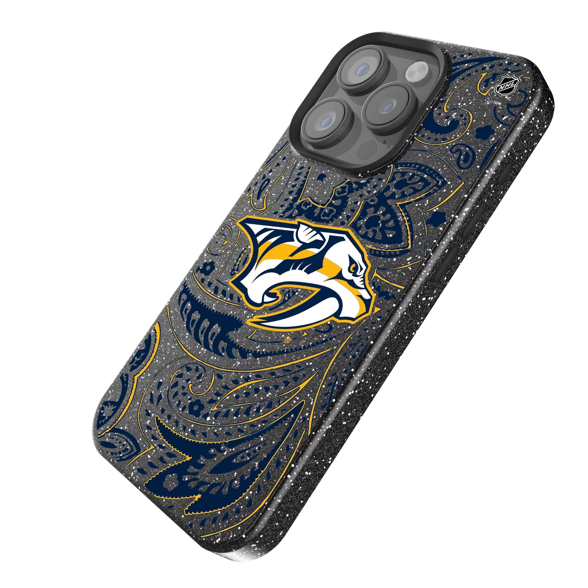 Keyscaper NHL Nashville Predators Paisley Bling iPhone Case 16 Plus ...