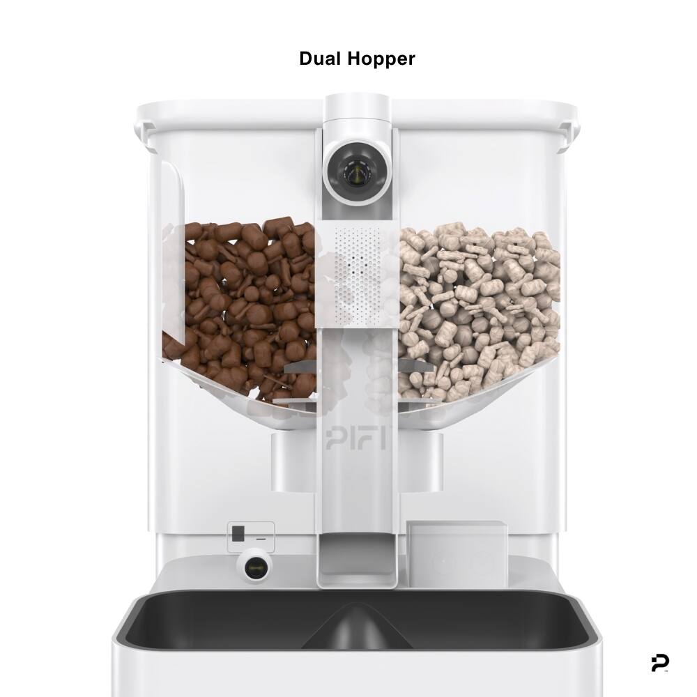 PiFi All in One Smart Pet Feeder Cat Feeder_Multi Pet Feeder_5Ghz White ...