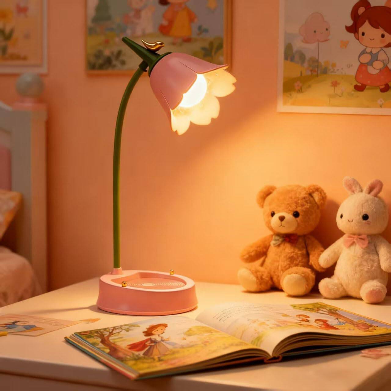 Stamp n Camp LED Desk Lamp Cordless Table Light Adjustable Gooseneck ...