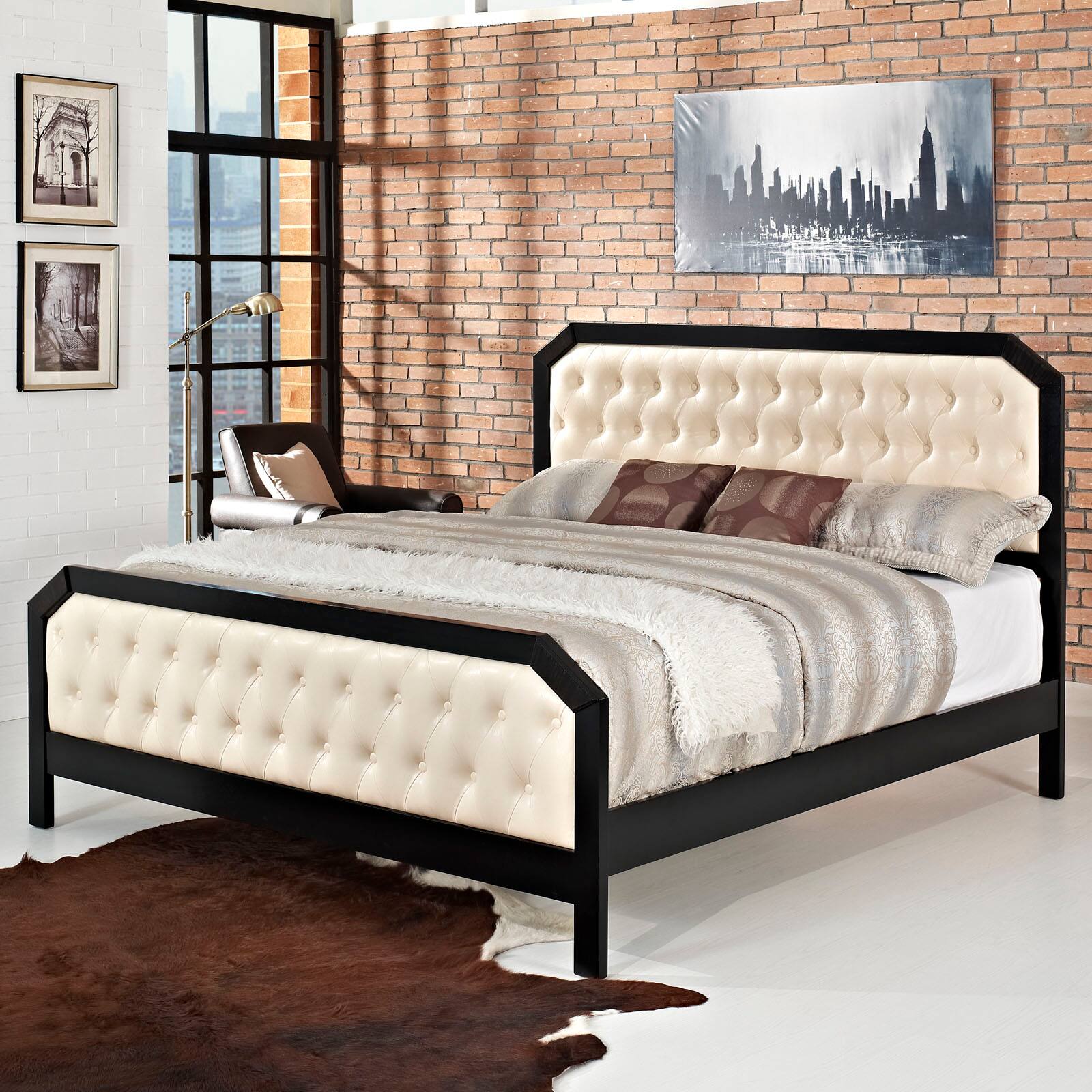Modway Horizon Stainless Steel Twin Bed Frame Brown MWY-MOD-5427-BRN ...