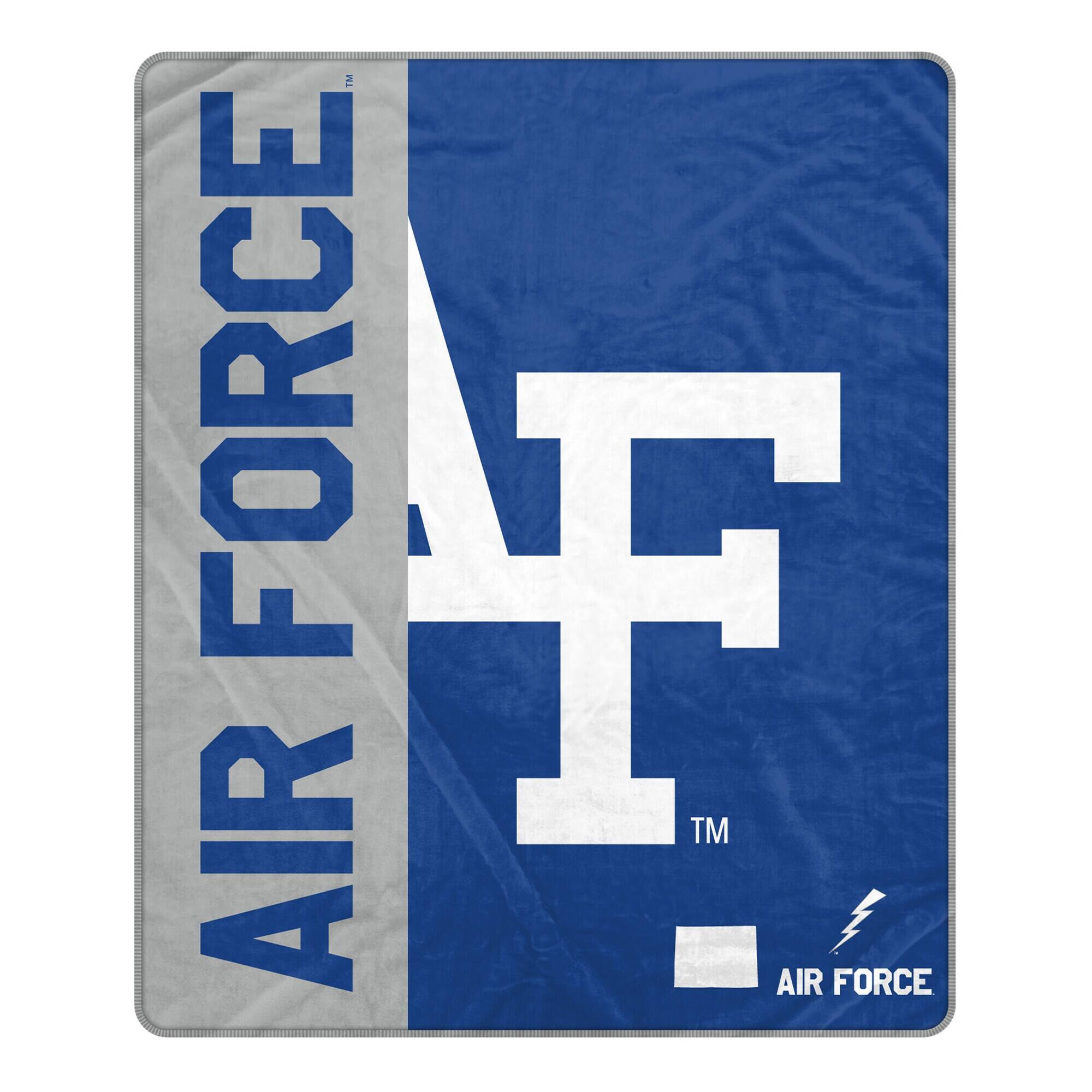 Pegasus Air Force Falcons 50" x 60" Endzone Ultra Soft Throw Blanket ...