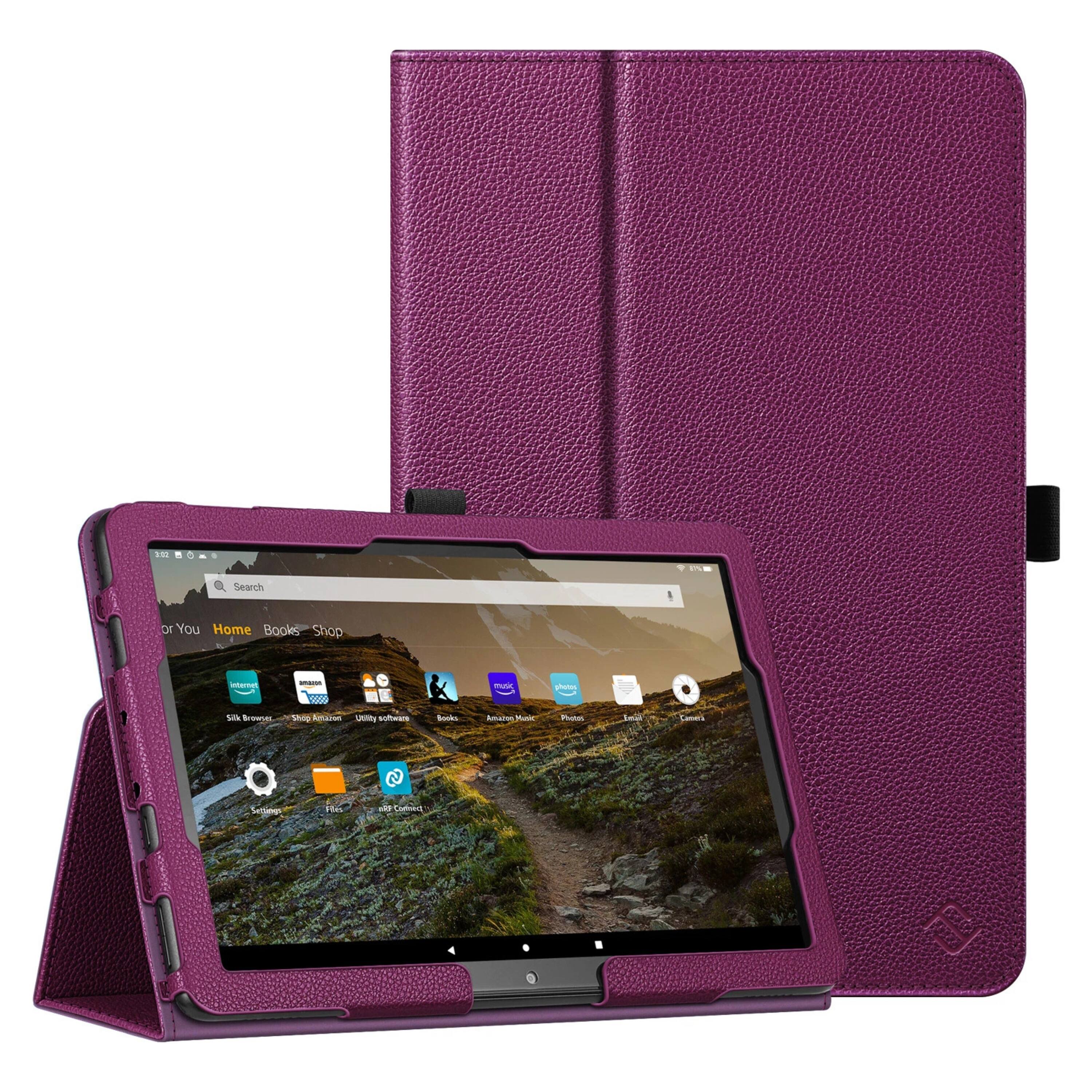 Kitcheniva Slim Fit Folio Stand Case For Fire HD 10 And HD 10 Plus 11th ...