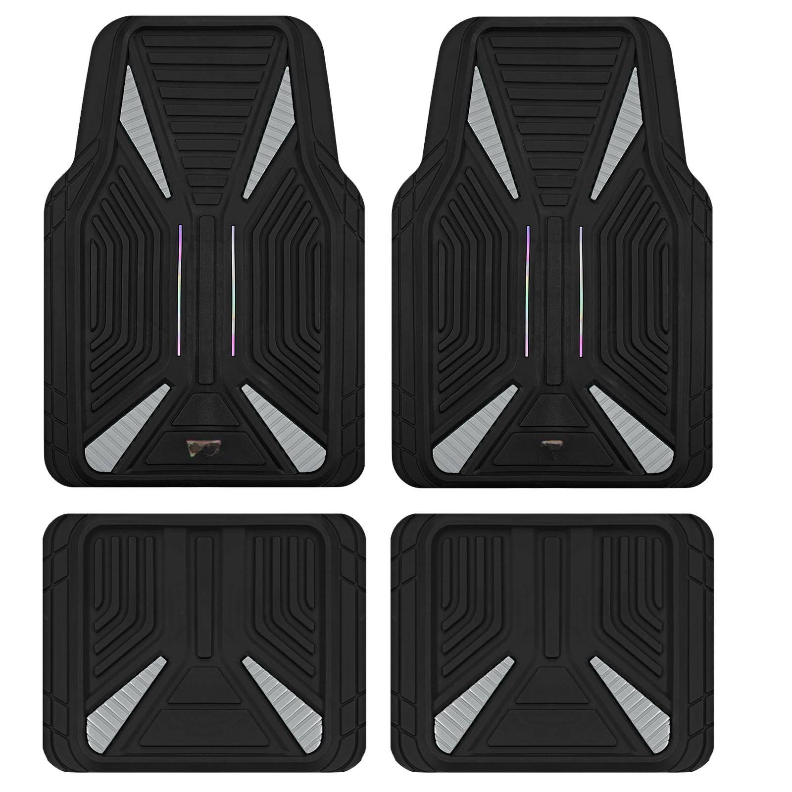 Dazzling Pops Car Mat Full Set Universal Trim to fit Heavy duty Floor ...