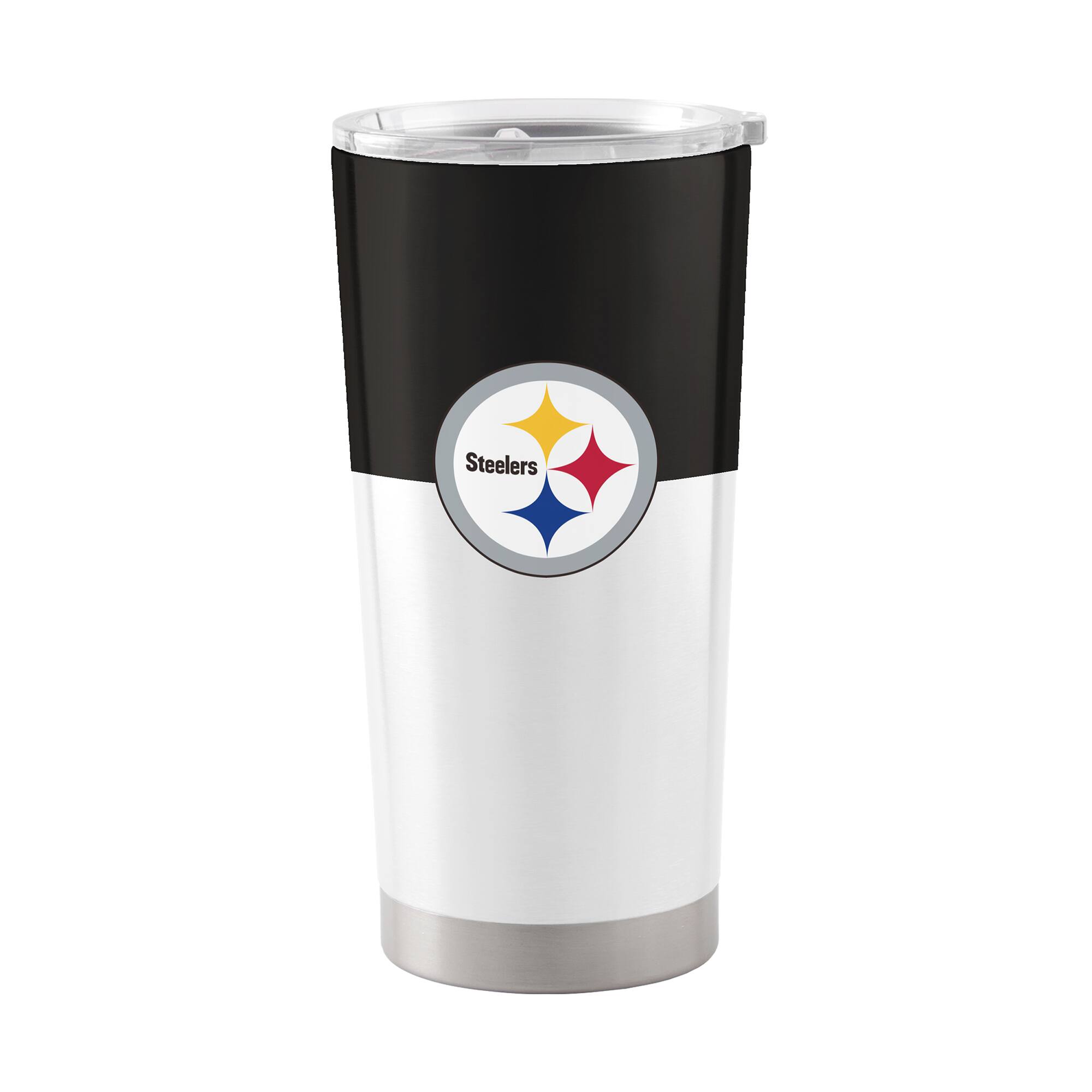 Logo Brands Pittsburgh Steelers 20oz. Colorblock Stainless Tumbler ...