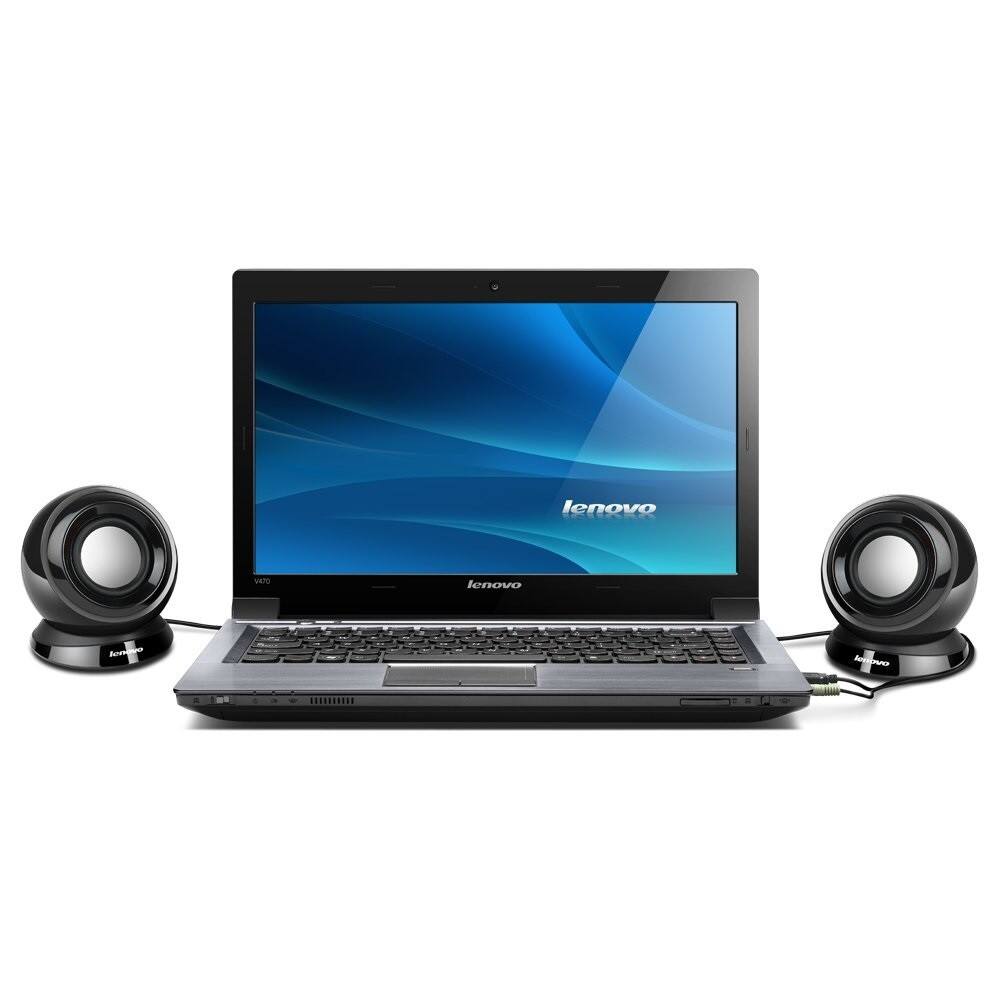 Lenovo M0520 2.0 Speaker System 2 W RMS 90 Hz to 20 kHz USB Black ...
