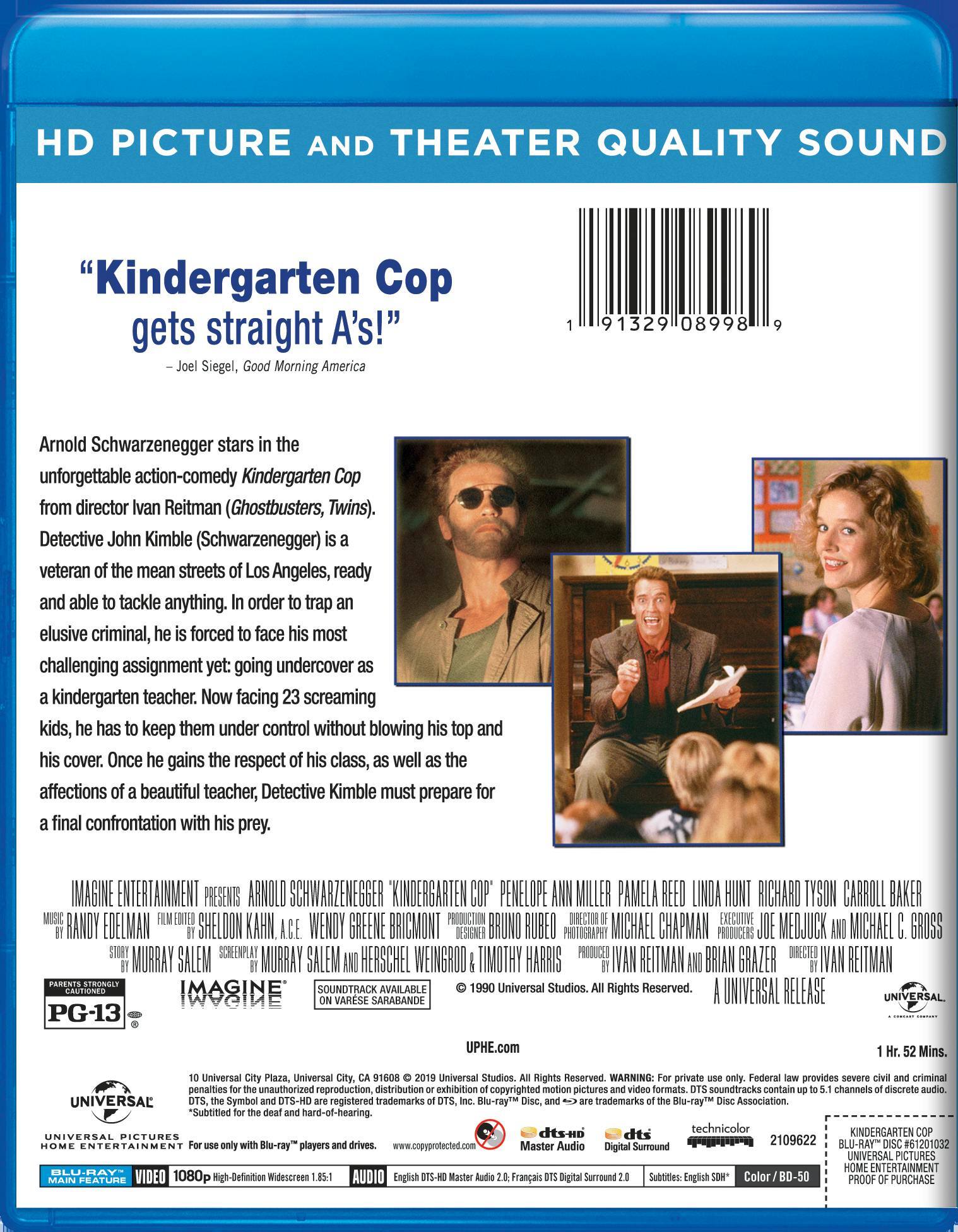 Kindergarten Cop (Blu ray New Box Art) [Blu ray] [Standard] - Best Buy