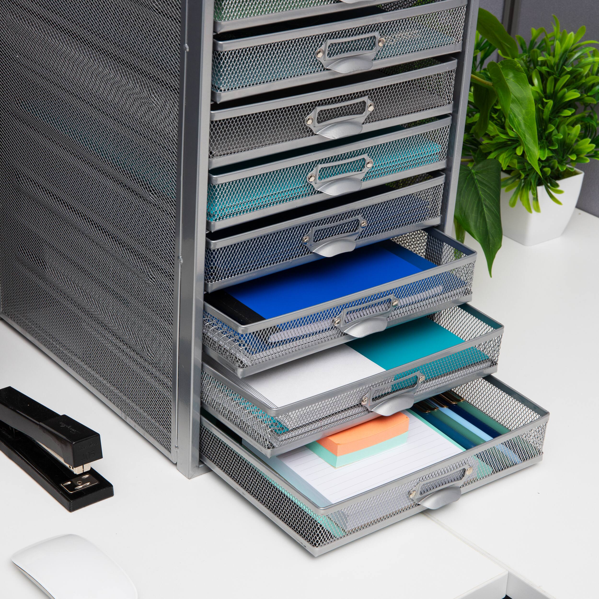 Mind Reader File Storage Drawers, Desk Organizer, Multi Purpose, Crafts ...