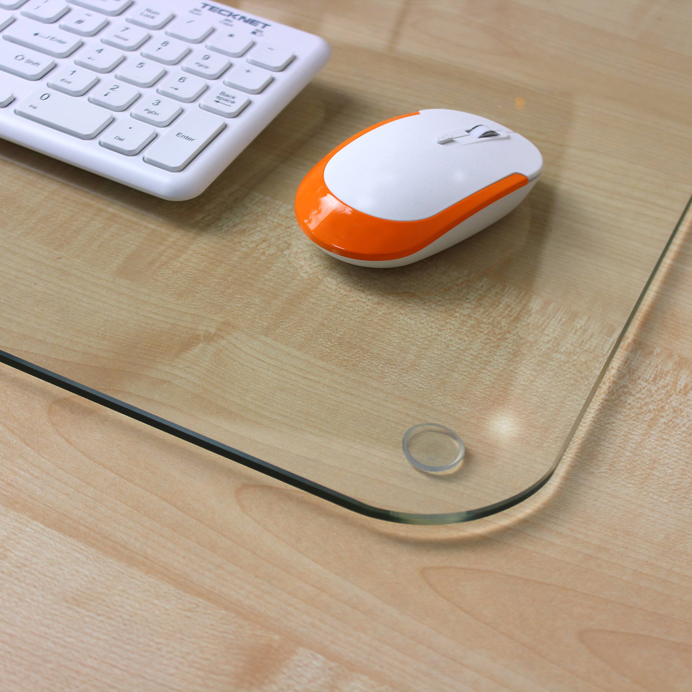 Floortex Desktex Glass Desk Pad Crystal Clear NCDMFLGL0006 - Best Buy