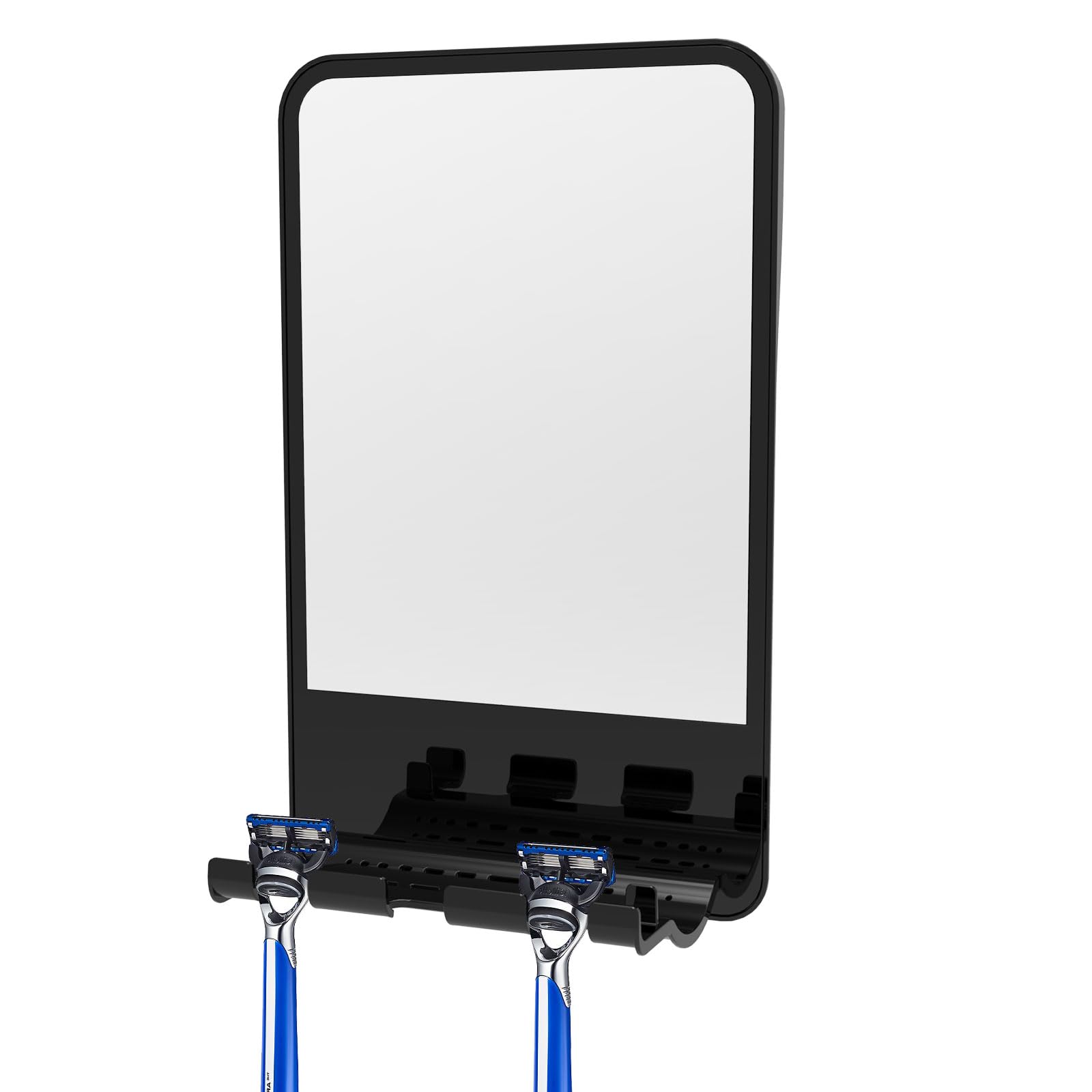 Cedar Assembly Shower Mirror Fogless For Shaving Fog Free With Holder ...