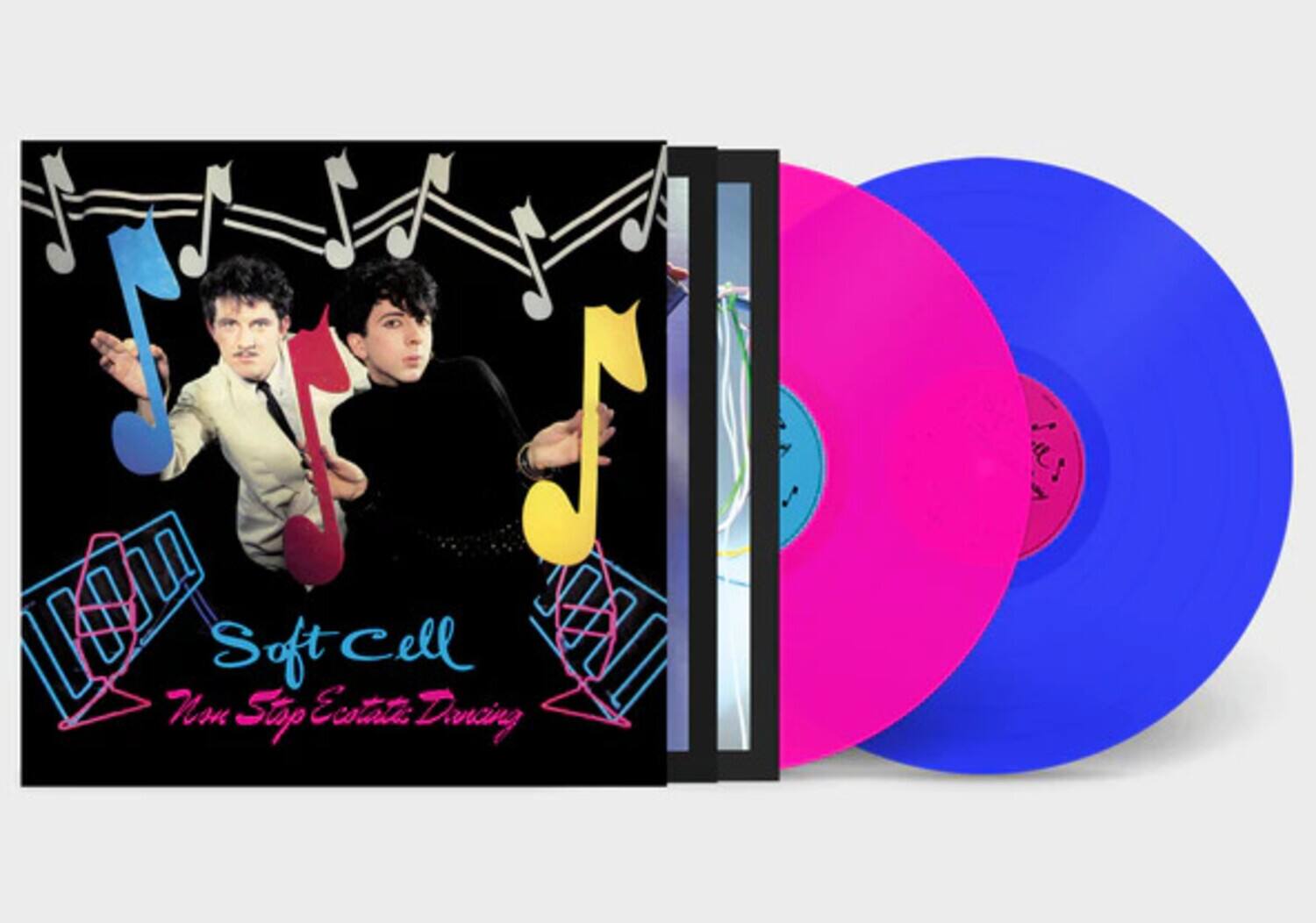 Soft Cell Non Stop Ecstatic Dancing Pink & Blue Colored Vinyl VINYL LP ...