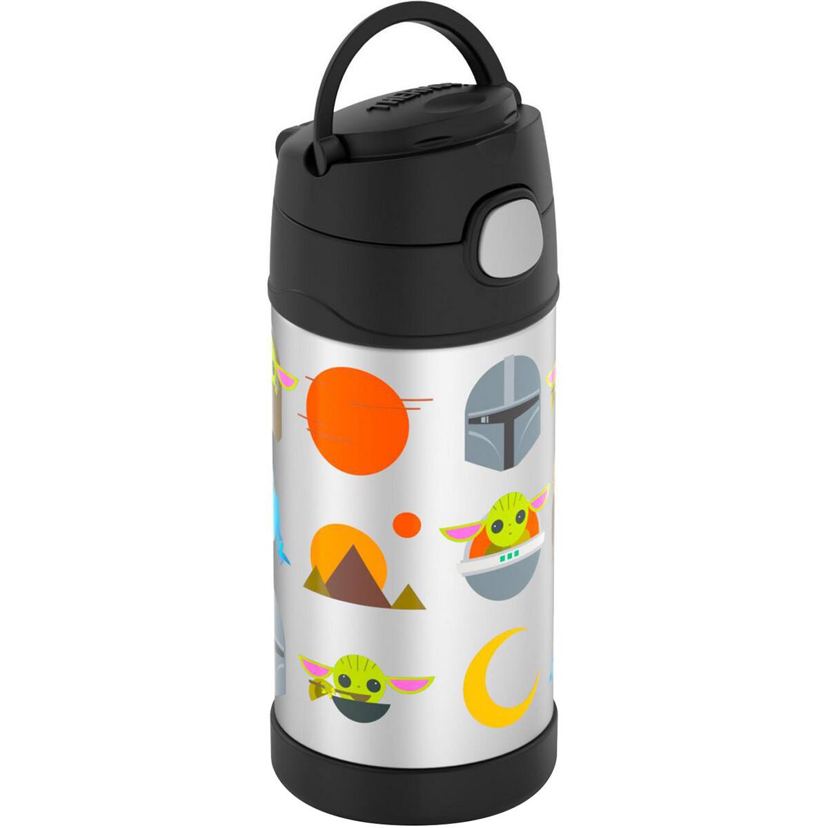 Thermos 12 oz. Kid's Funtainer Insulated Water Bottle Mandalorian THMF401 - Best Buy