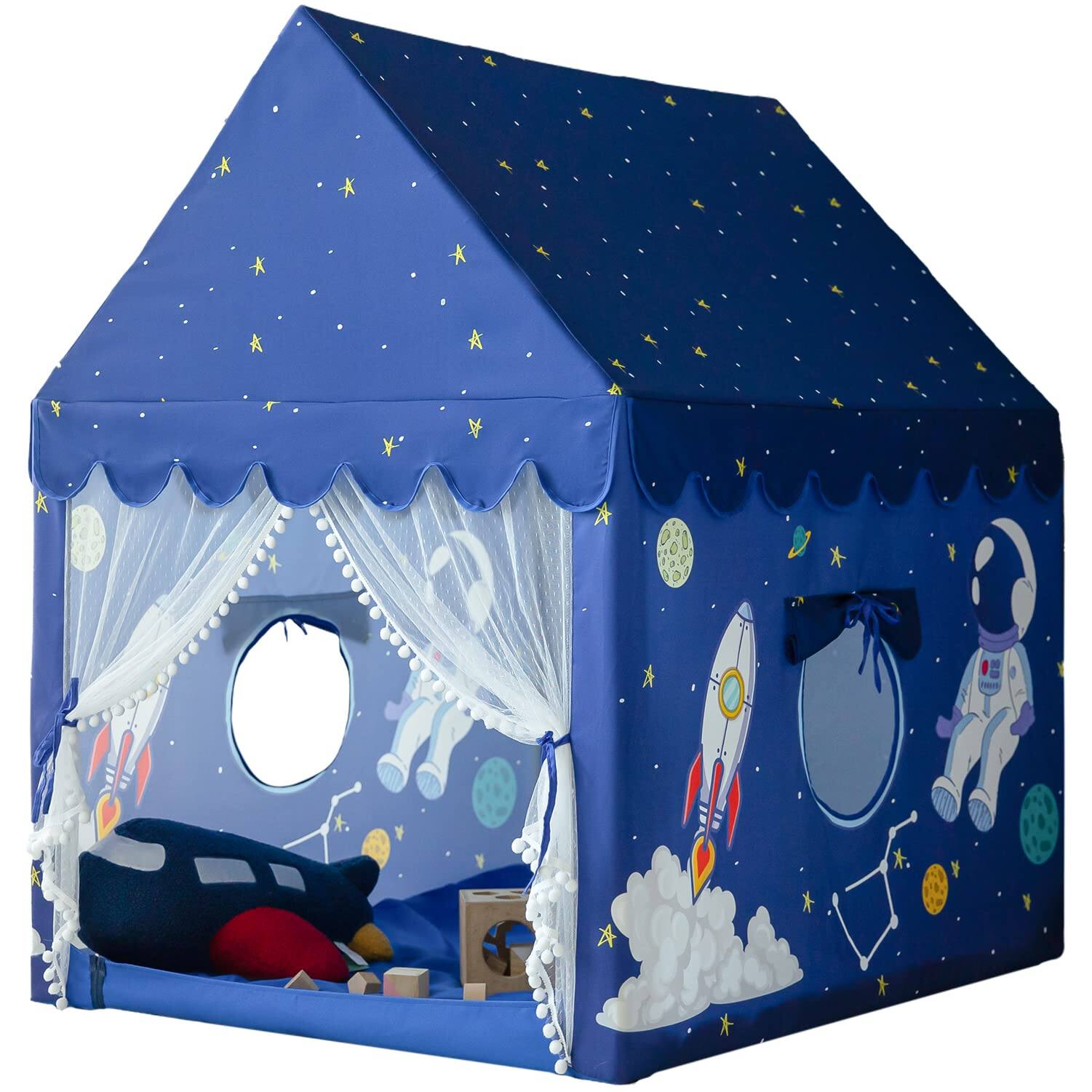 Paradigms Interiors Play Tent Playhouse Indoor For Castle House Bed Tents Spaceship Outer Space ...