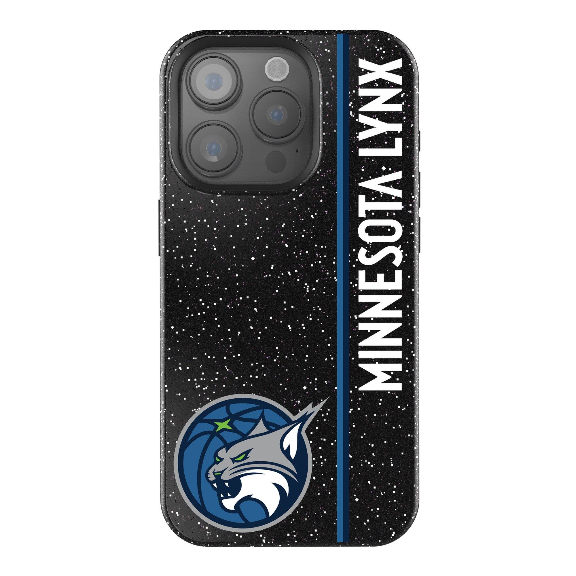 Keyscaper WNBA Minnesota Lynx Sidebar Bling iPhone Case 16 Plus Black ...