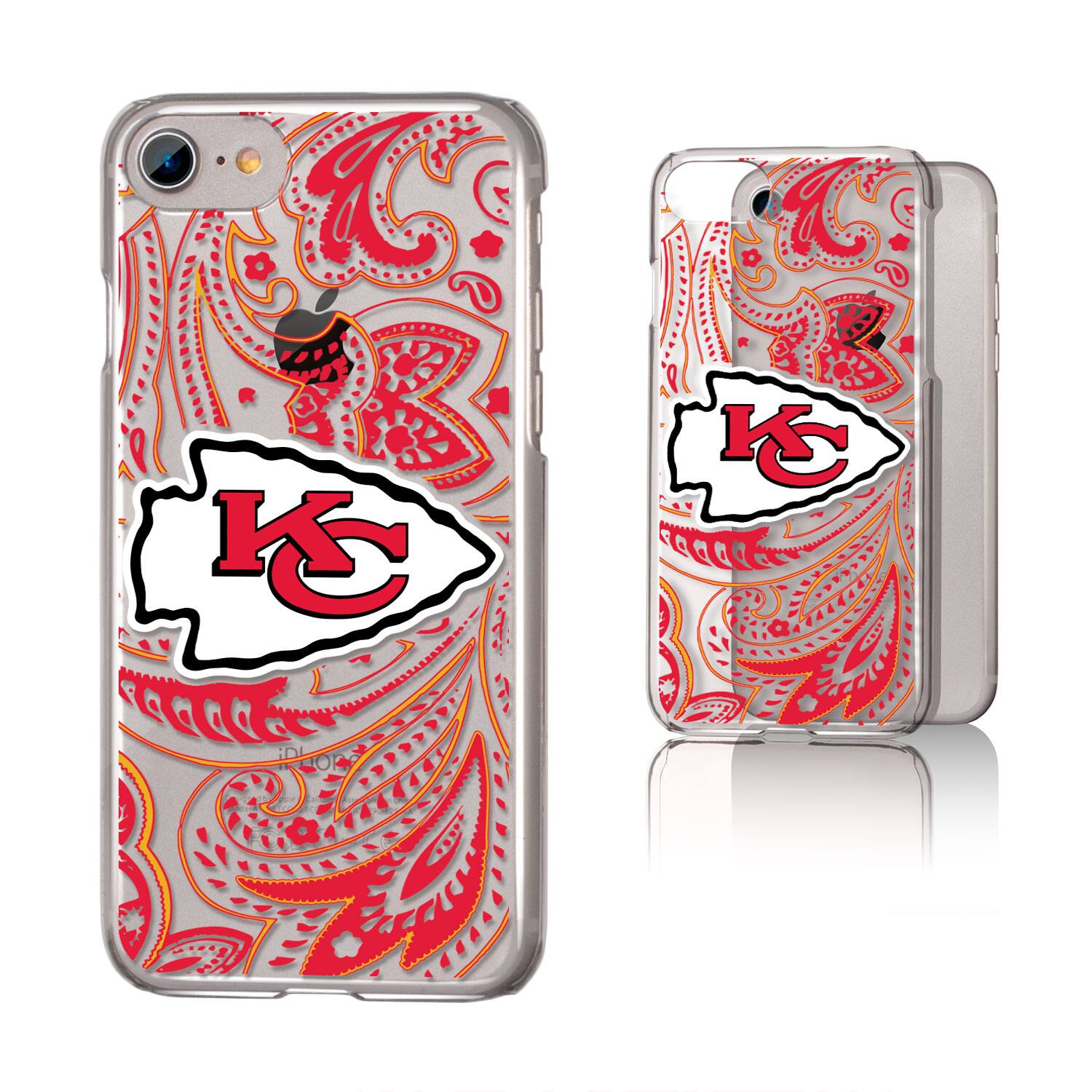 Keyscaper NFL Kansas City Chiefs iPhone Clear Paisley Design Case 14 ...