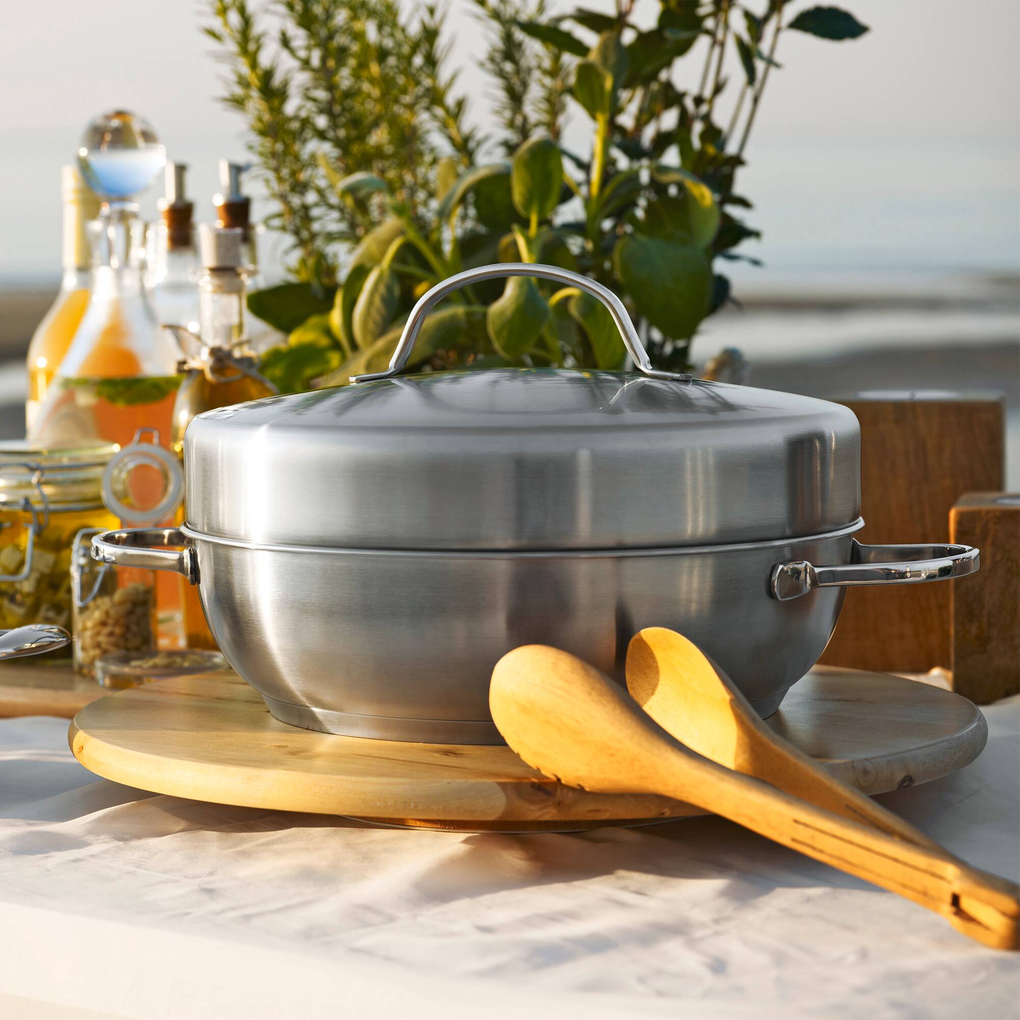 Demeyere Resto 4 pc Stovetop Smoker Set Stainless Steel 80828S - Best Buy