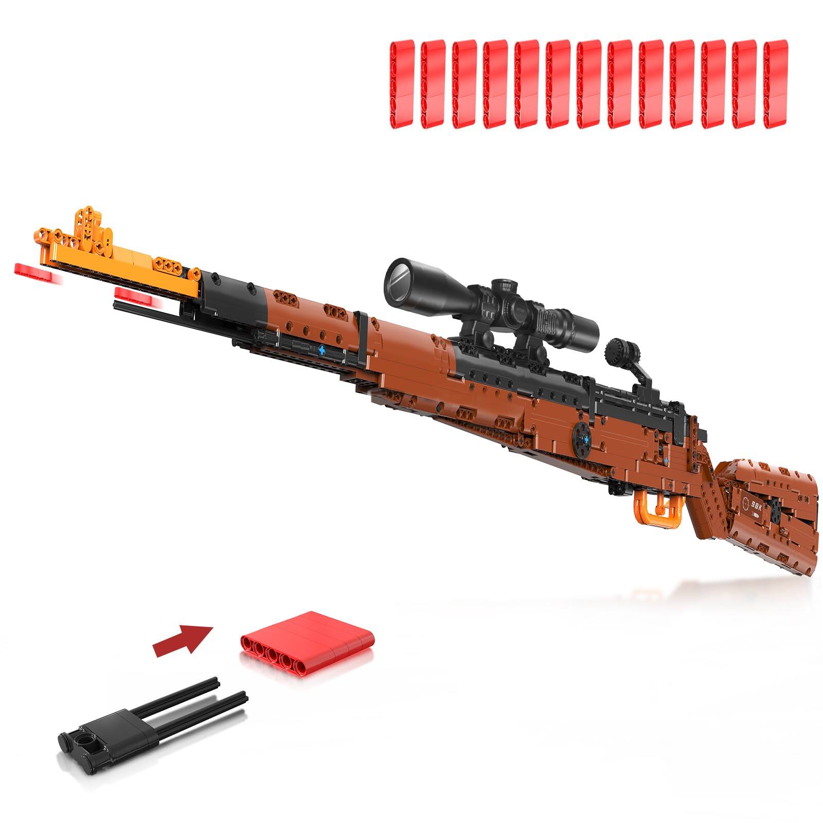 EZTW1 Building Block Sets M24 1 1 Diy Shootable Sniper Army Toys For ...