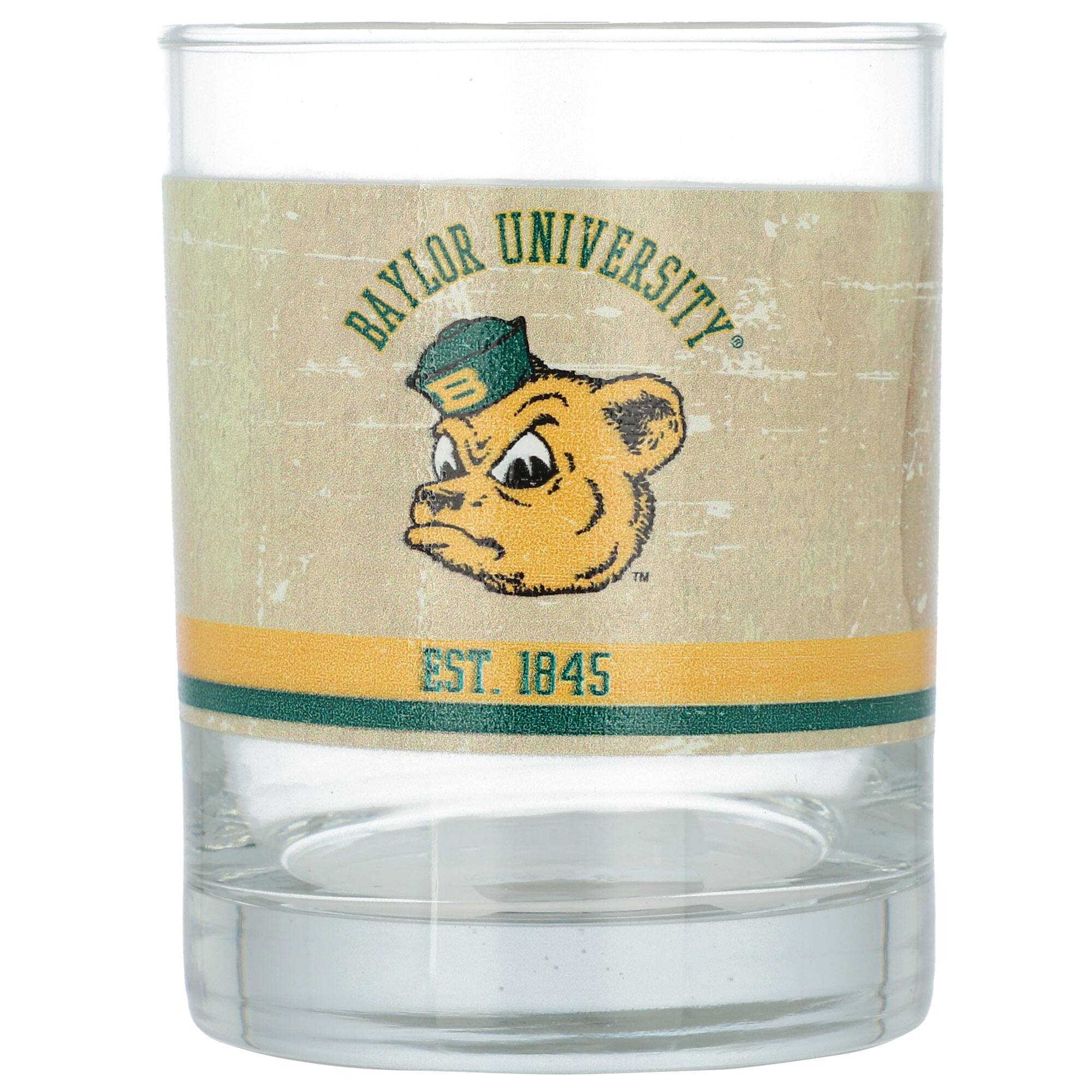 Indigo Falls Baylor Bears 14oz. Vintage Retro Glass Multicolor 4758553 ...