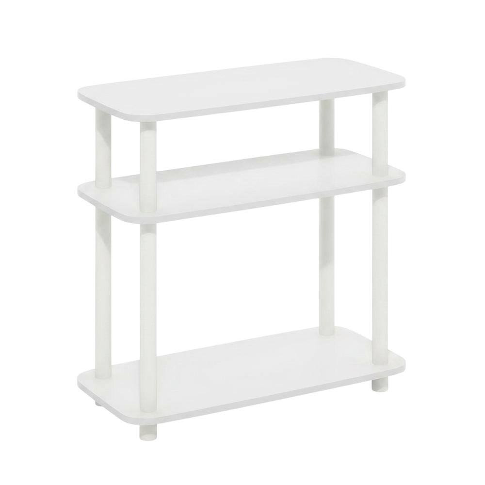 FurniFact 3 Tier Curve End Table with Modern Design and Stable ...