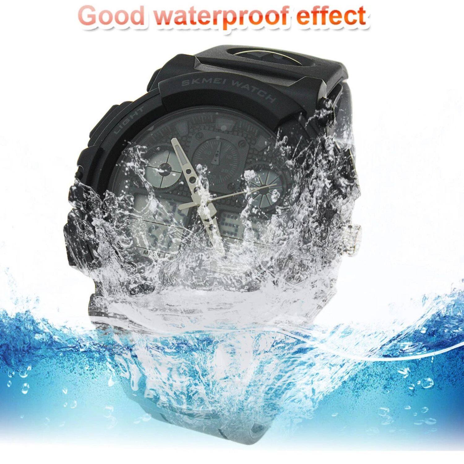 Stock Preferred Men’s Military Digital Analog Sports Watch – Waterproof ...