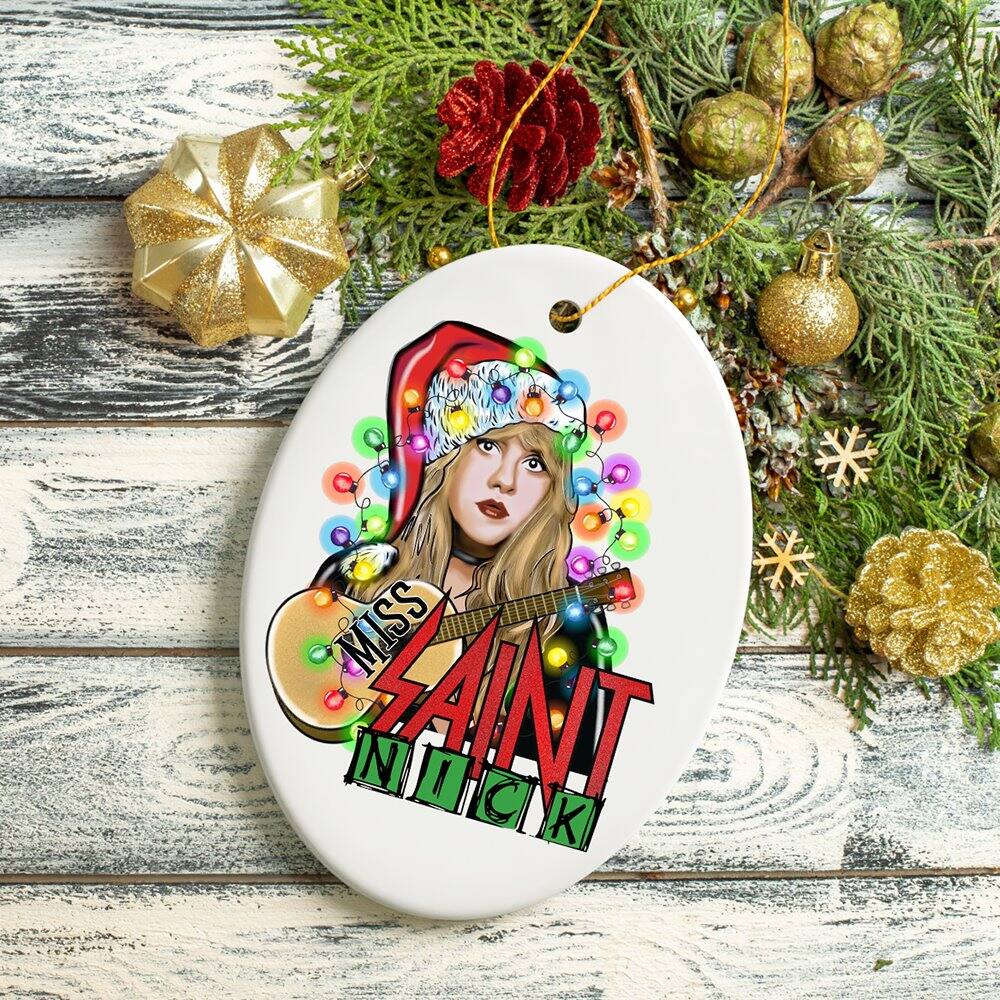 OrnamentallyYou Miss Saint Nick Bohemian Christmas Ornament Poetic ...