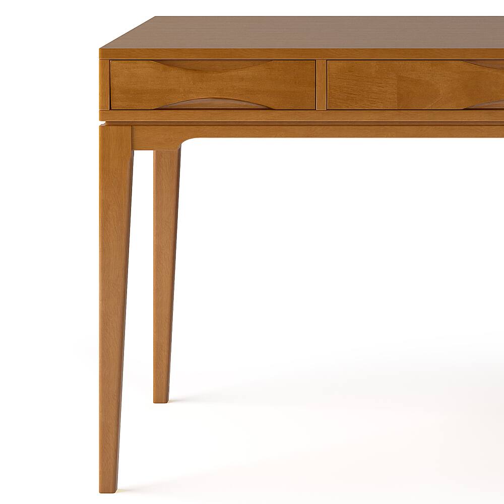 Simpli Home Harper SOLID HARDWOOD Mid Century Modern 60 inch Wide Desk ...