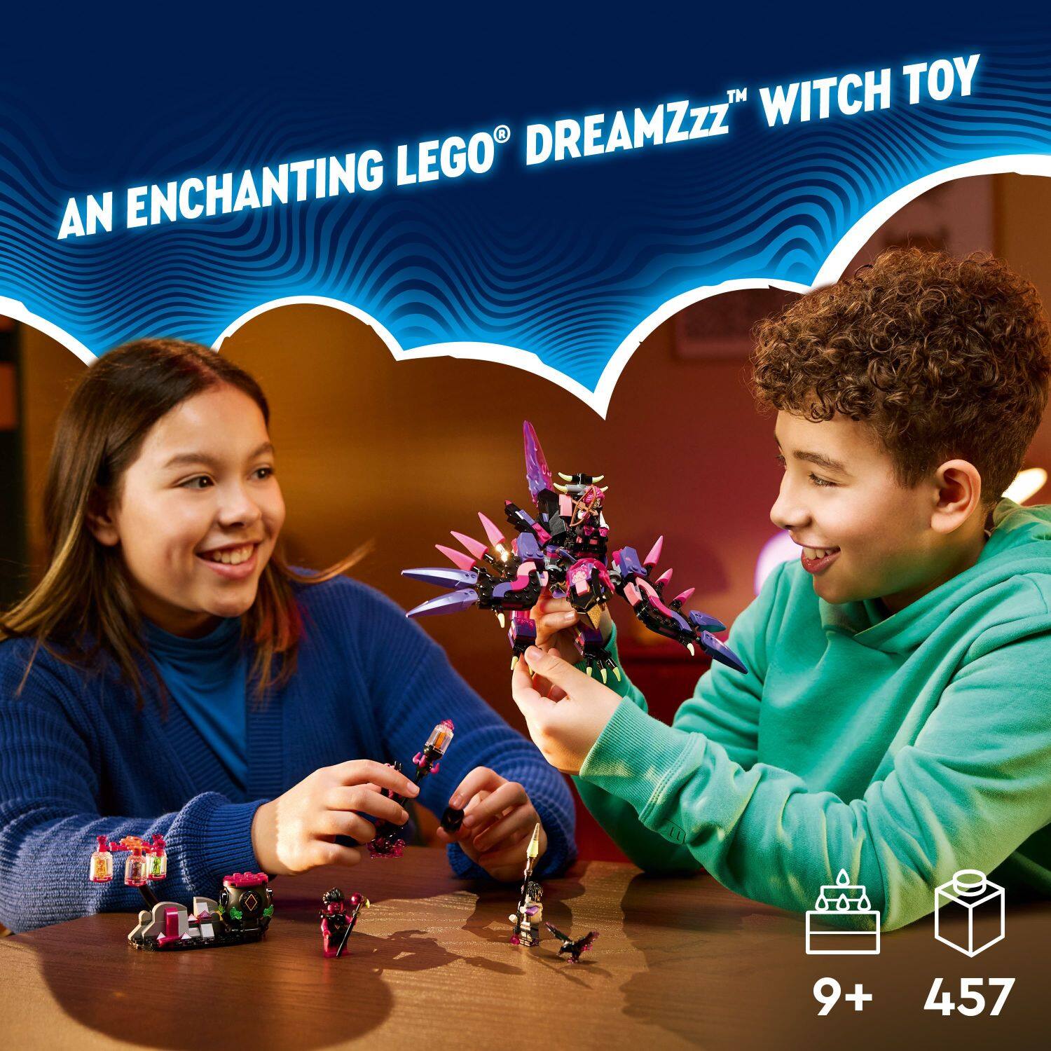 LEGO DREAMZzz The Never Witch’s Nightmare Creatures Animal Toy 71483 ...