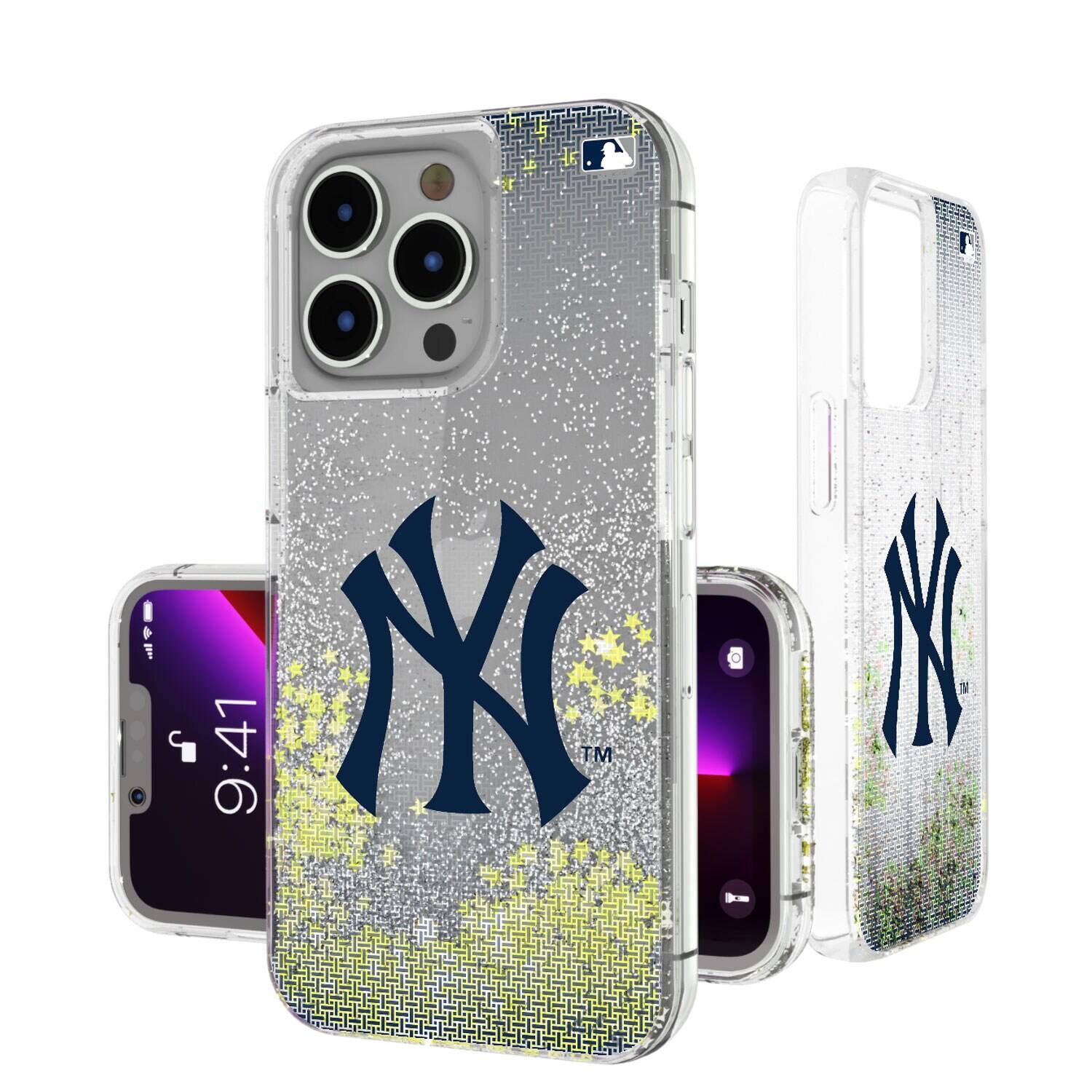 Keyscaper MLB New York Yankees Linen Logo iPhone Glitter Case 13 Pro ...