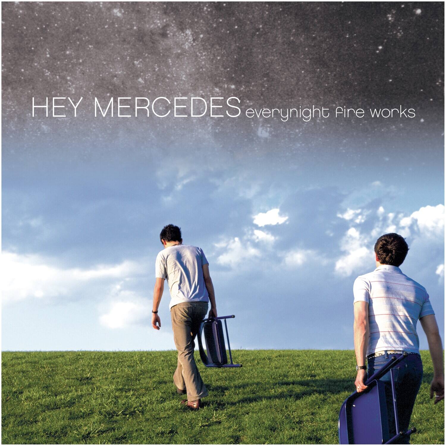Hey Mercedes Everynight Fire Works Blue VINYL LP - Best Buy