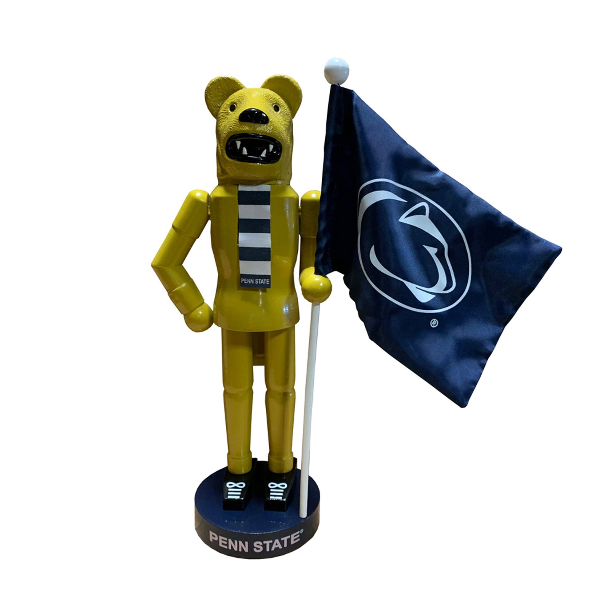Santa's Workshop Penn State Nittany Lions 12'' Mascot Flag Figurine ...