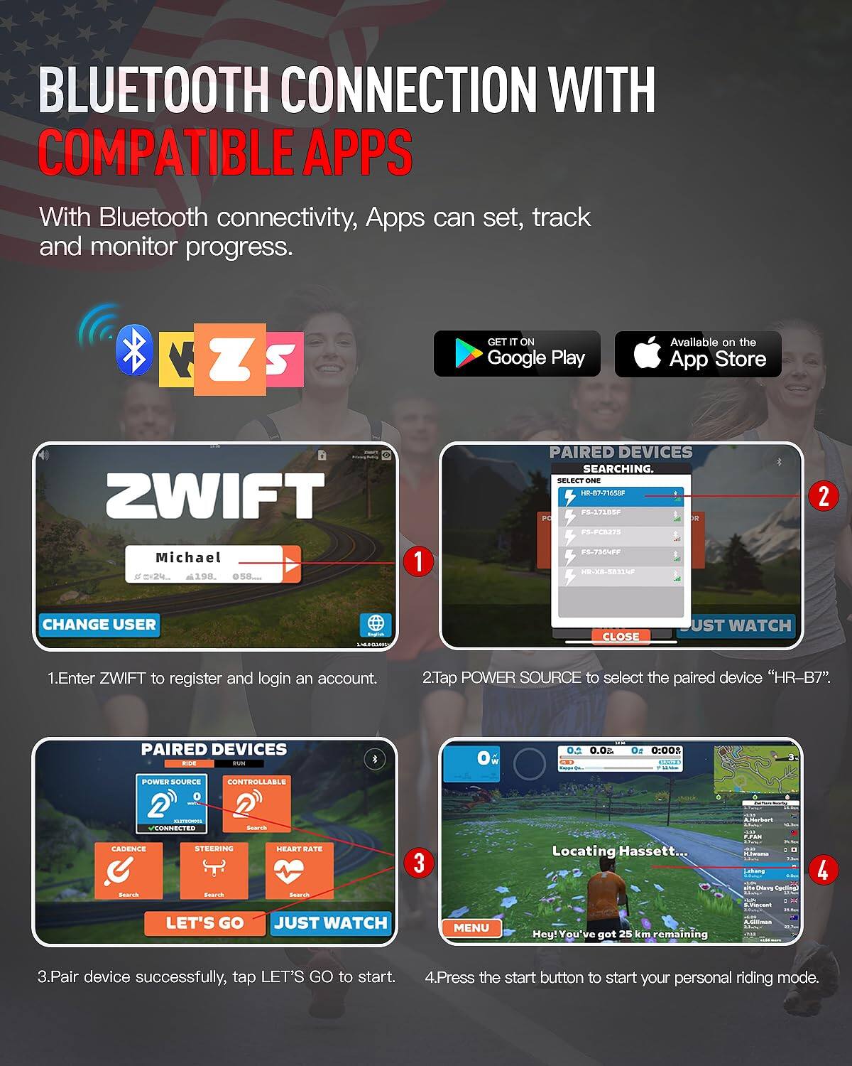 HARISON Recumbent Exercise Bike ARM Exerciser (Suitable for Recumbent exercise bike) Black HR ...