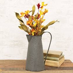 BreeBe Orange & Burgundy Wildflower Heather Pick 16" Orange, Burgundy ...