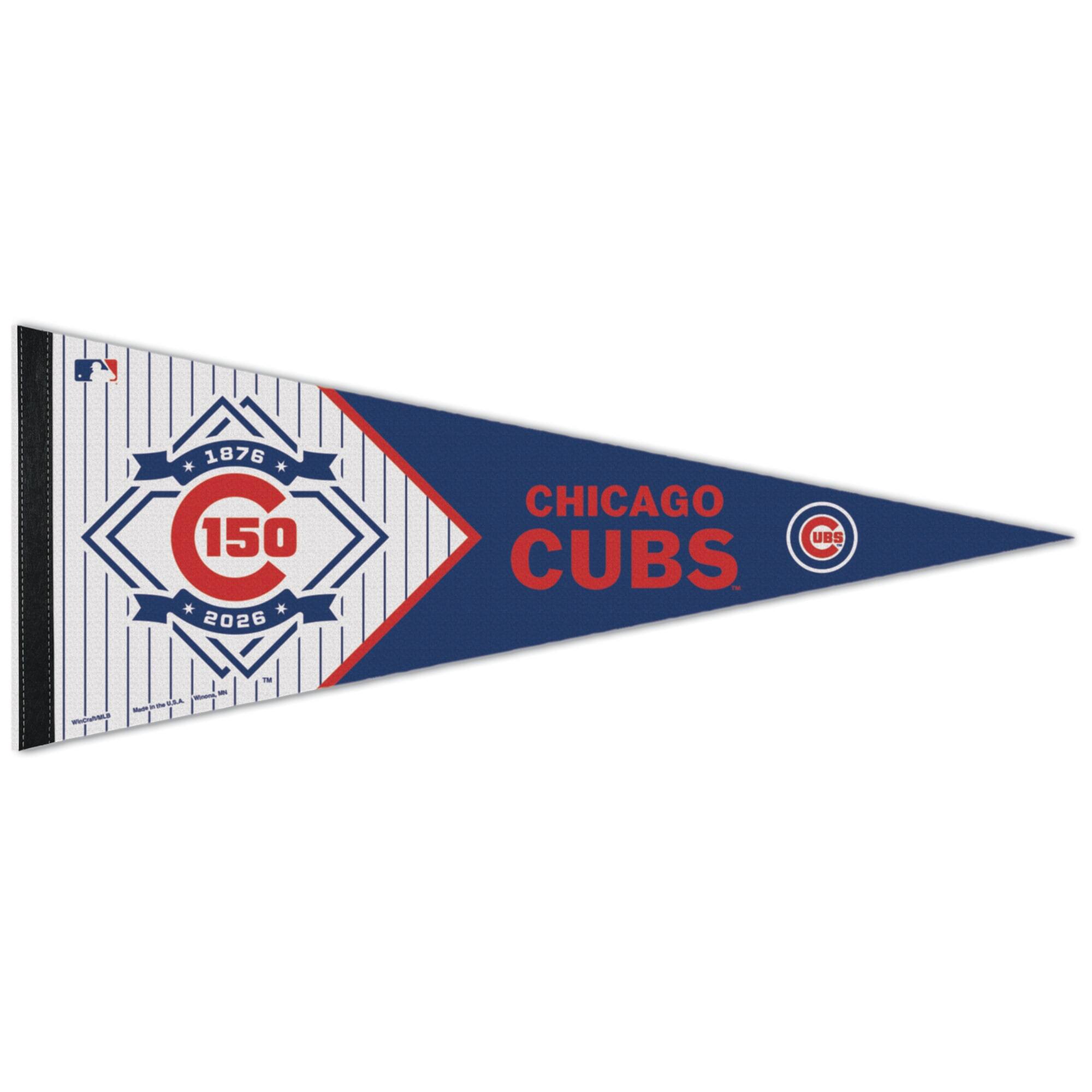 WinCraft Chicago Cubs 12" x 30" Premium Pennant Multicolor 204124261 ...