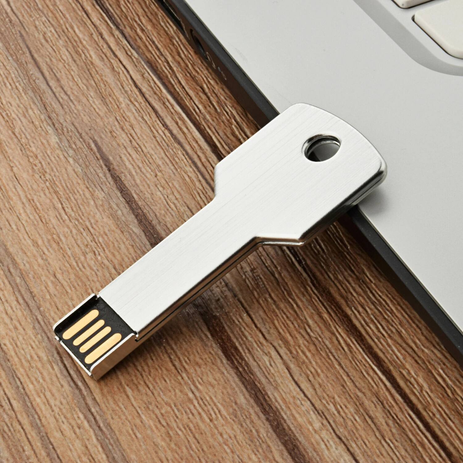 Stock Preferred 10 Pack 64GB USB 2.0 Metal Key Flash Drives Silver USB2 ...