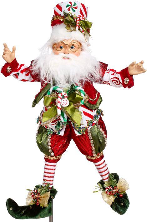 Mark Roberts Christmas Candy Cane Elf Figurine, Medium 19.5" Red ...