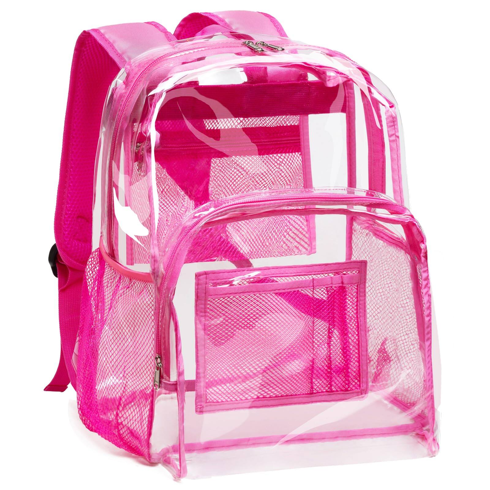 Pacoar Cade Clear Backpack Heavy Duty Pvc Transparent With Reinforced ...