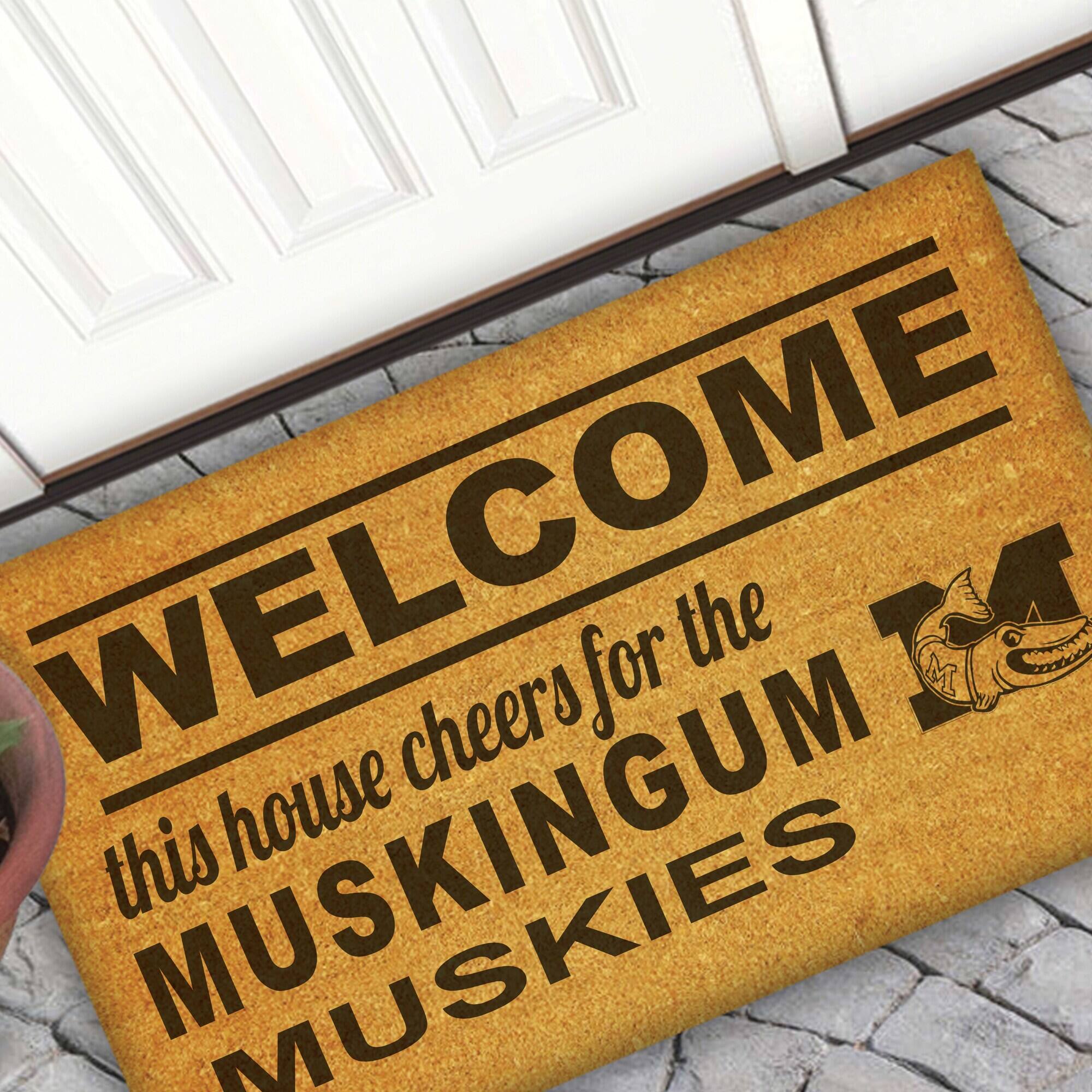 Jardine Muskingum Muskies 18" x 30" Welcome Doormat Brown 200134584 ...