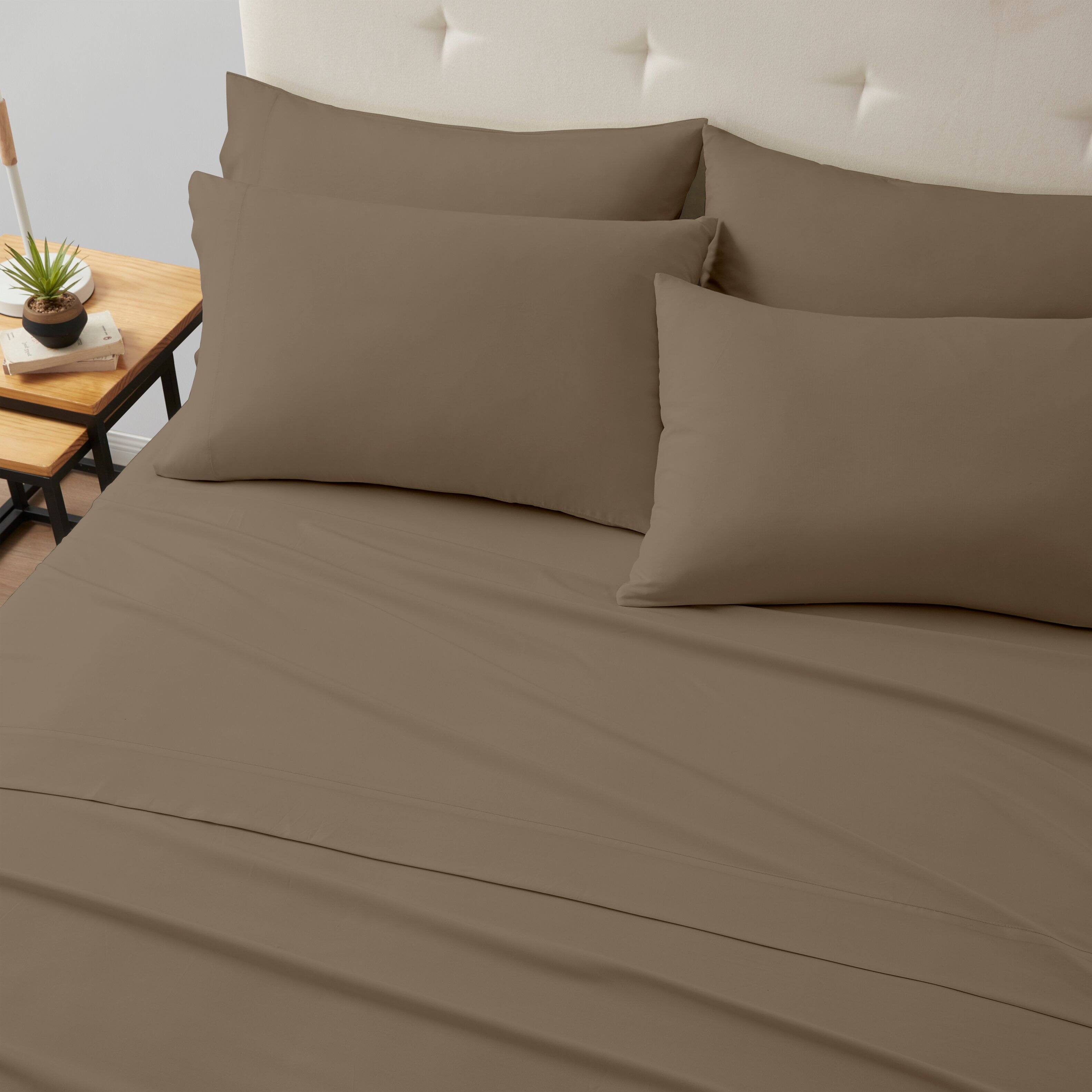 Kathy Ireland Bamboo Cooling 6 Piece Sheet Set Taupe 1240 - Best Buy